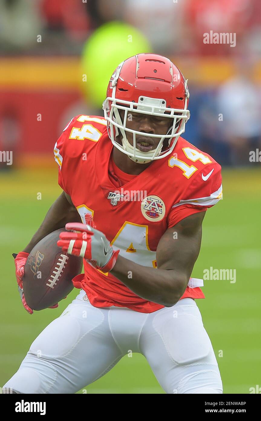 September 22, 2019: Kansas City Chiefs wide receiver Sammy Watkins (14 ...