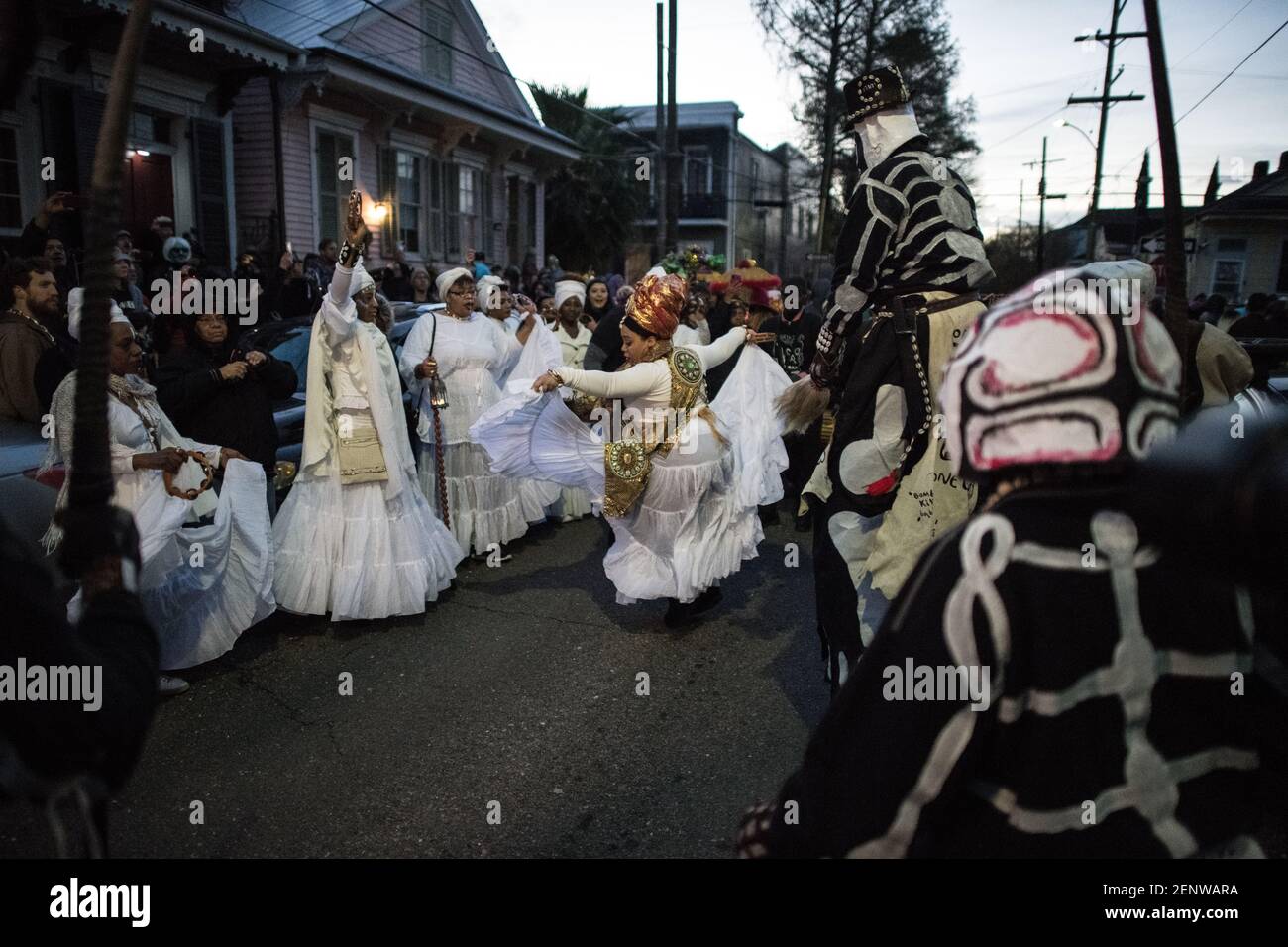 The Skull and Bones Gang with the Mystic Seven Sisters in the streets ...