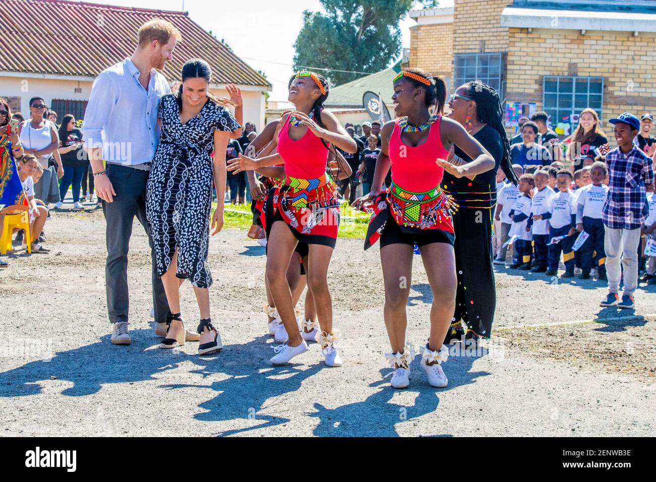 Prince Harry and Meghan Duchess of Sussex at the Justice Desk ...