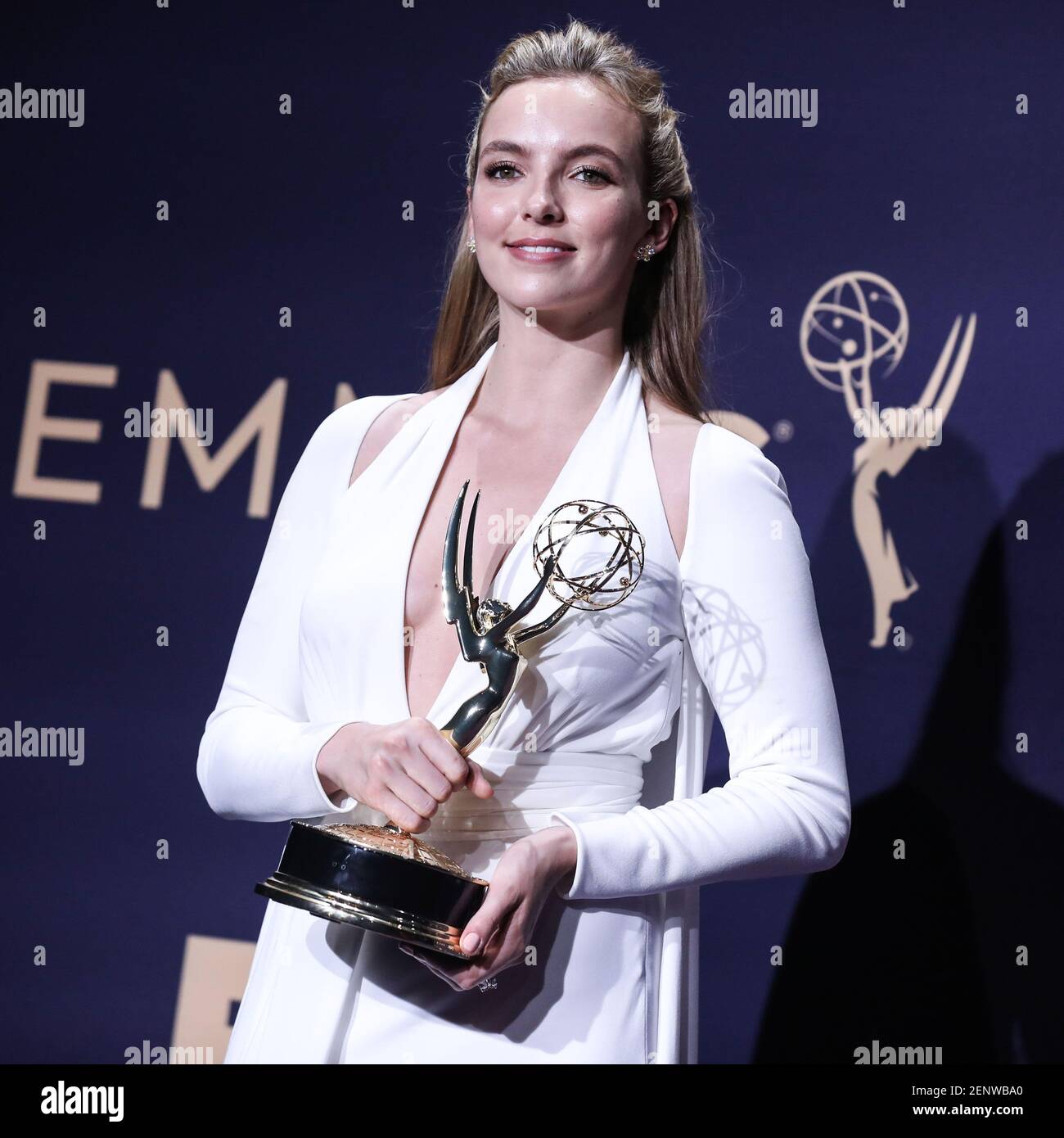 LOS ANGELES, CALIFORNIA, USA - SEPTEMBER 22: Jodie Comer poses in the ...