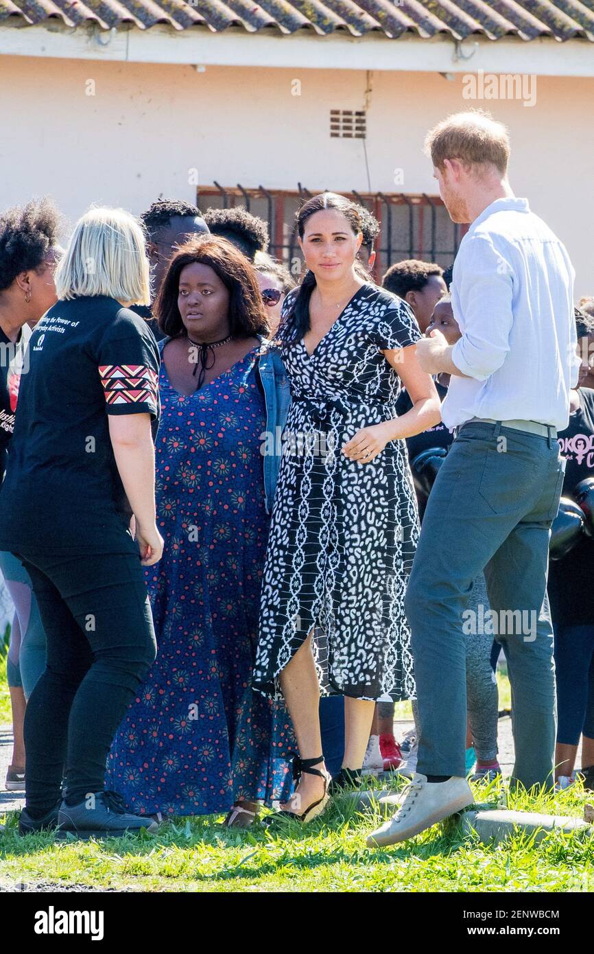 Prince Harry and Meghan Duchess of Sussex at the Justice Desk ...