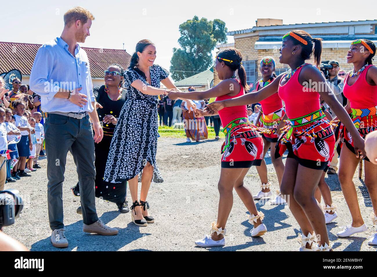 Prince Harry and Meghan Duchess of Sussex at the Justice Desk ...