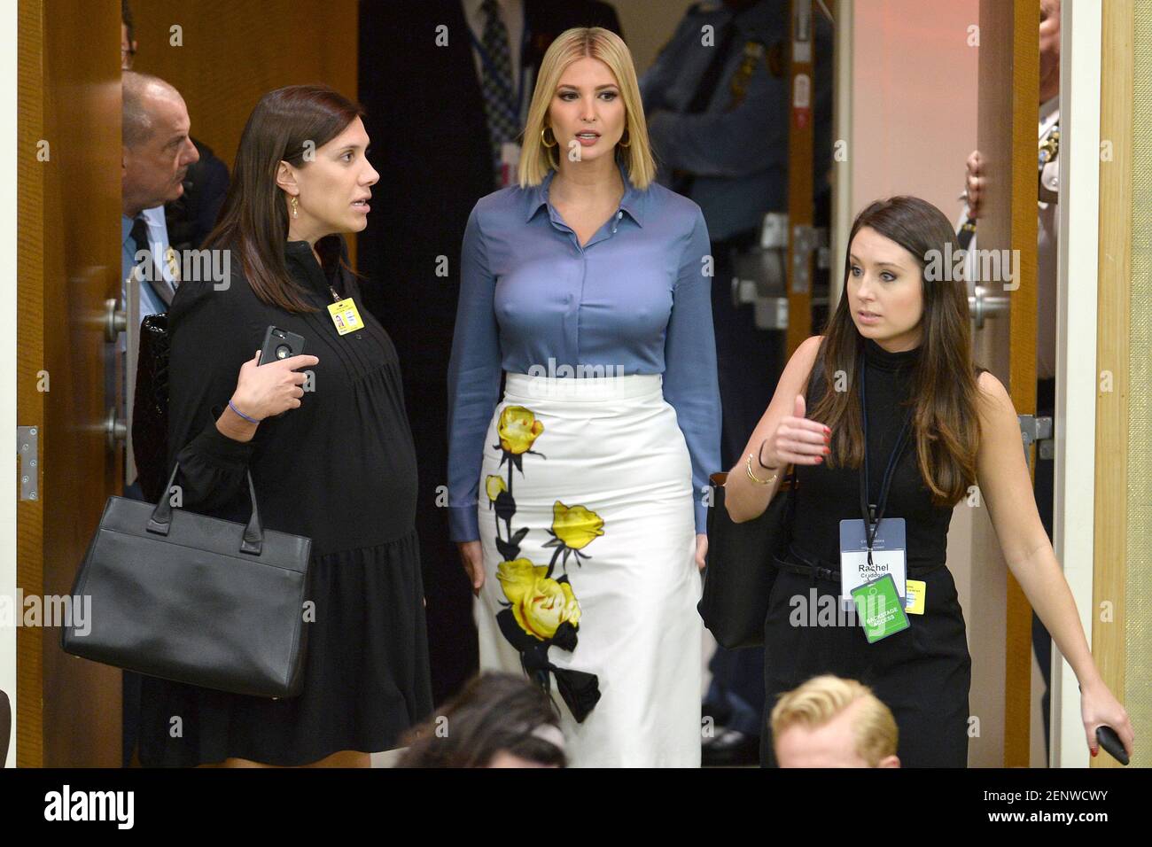 Ivanka Trump, Advisor to the US President, attends the “Global Call To ...