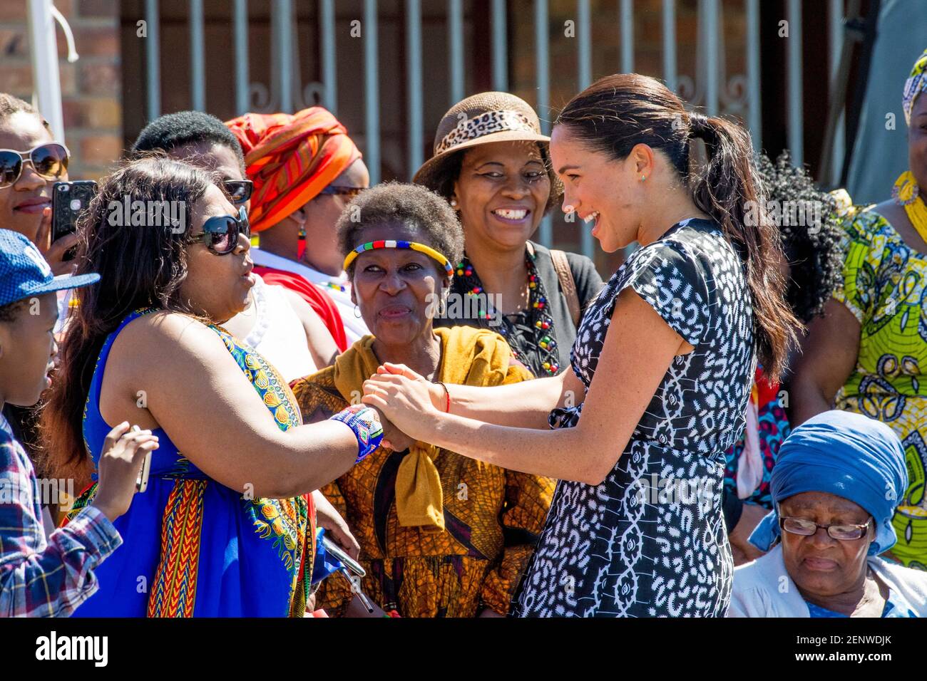 Meghan Duchess of Sussex at the Justice Desk initiative in Nyanga ...