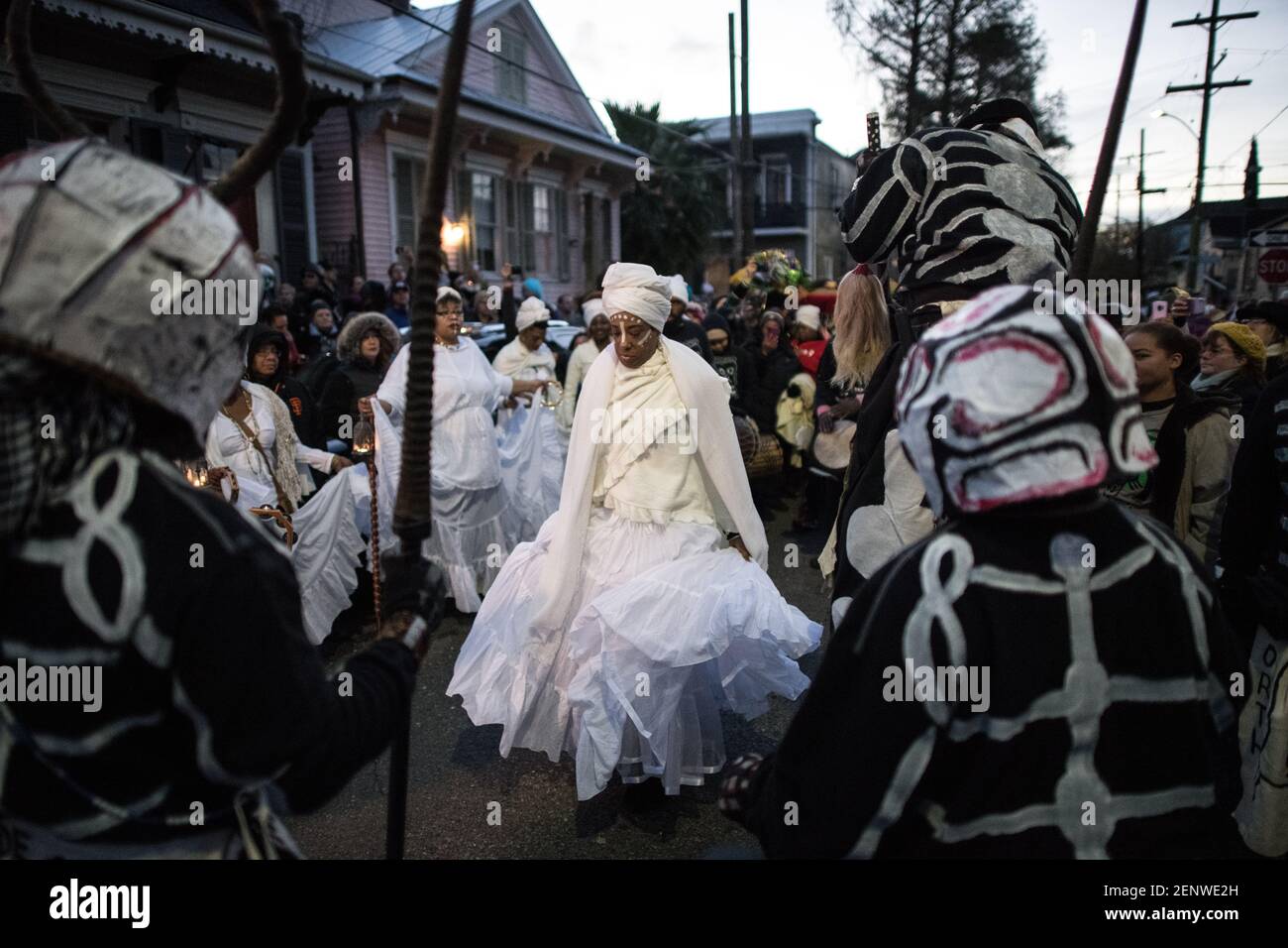 The Skull and Bones Gang with the Mystic Seven Sisters in the streets ...