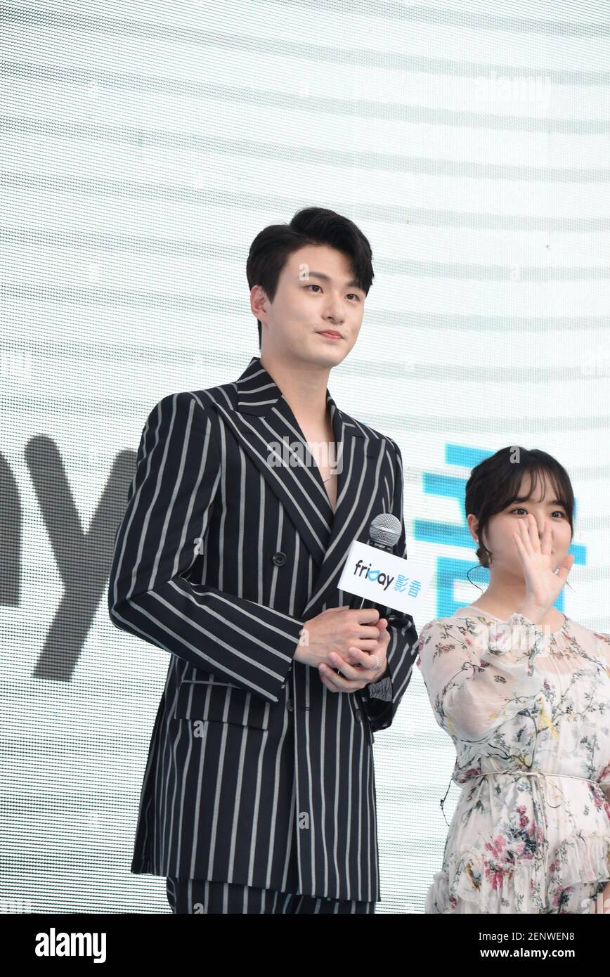 South Korean actor and model Shin Seung-ho attends a fan meeting to ...