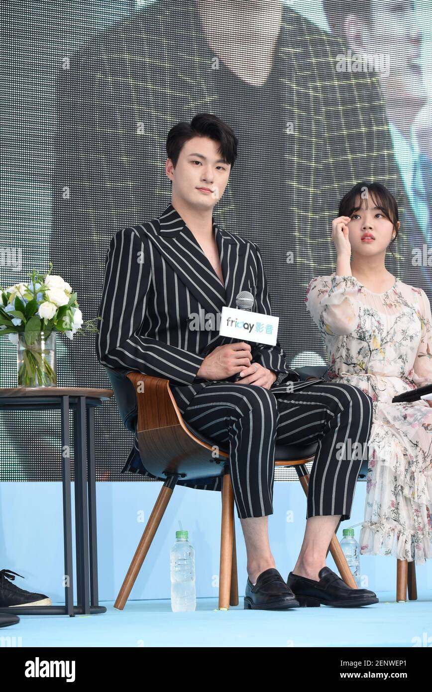 South Korean actor and model Shin Seung-ho attends a fan meeting to ...