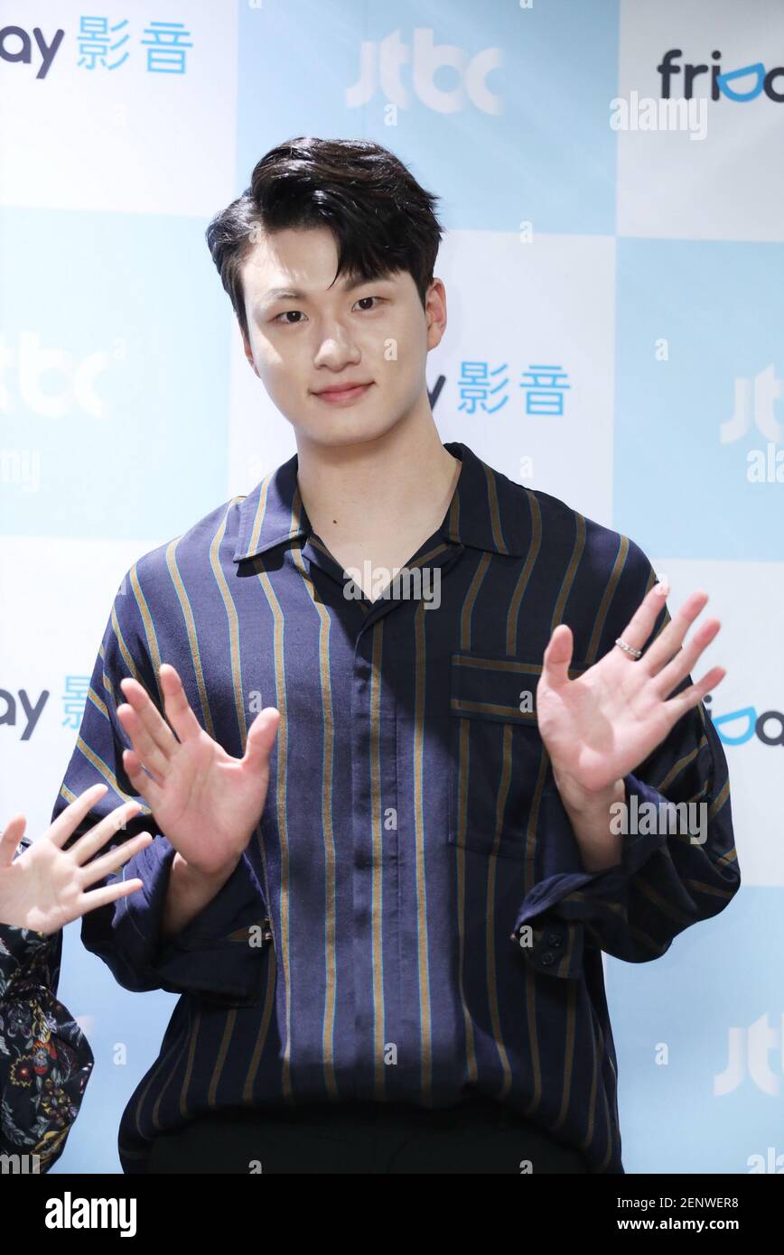 South Korean actor and model Shin Seung-ho attends a press conference ...