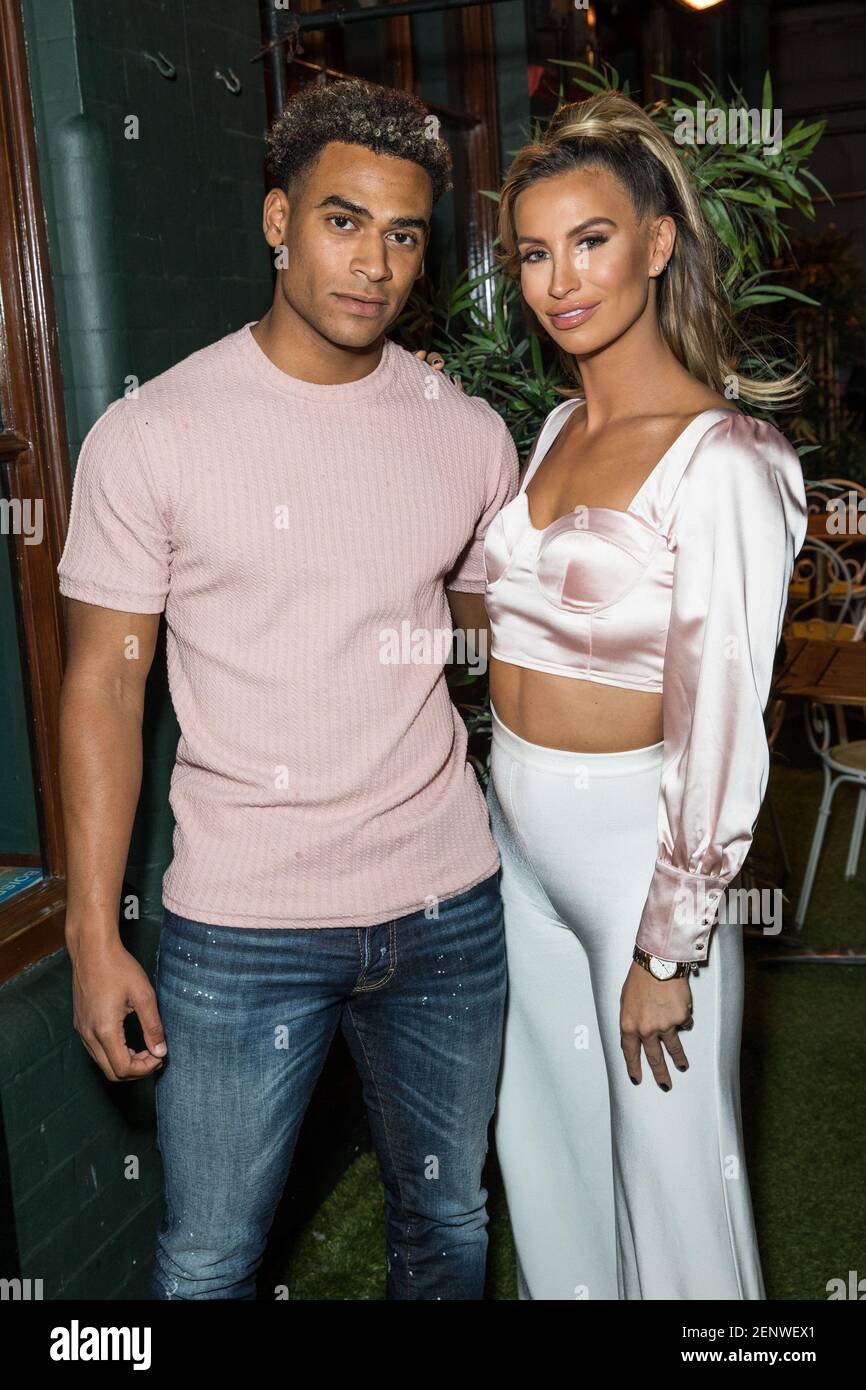Jordan Hames and Ferne McCann attend Ferne McCann Cocktail launch at ...