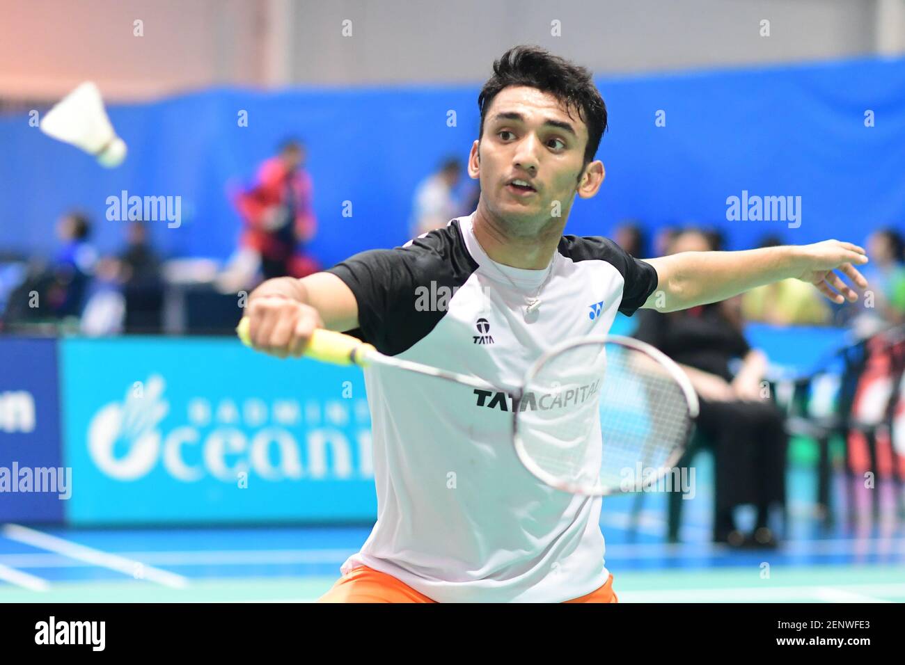Chirag Sen (India) seen in action during the 2019 Sydney International ...