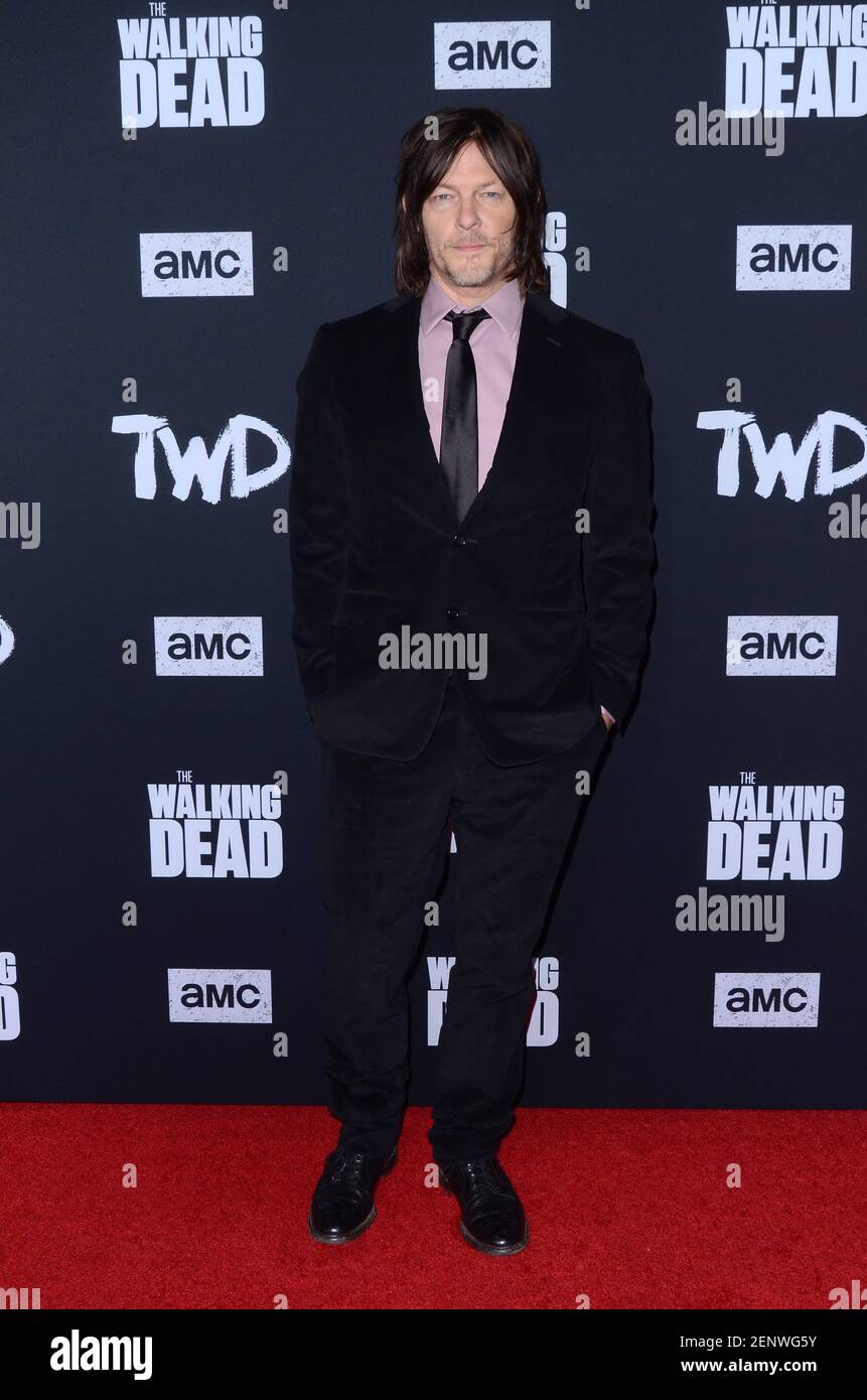 Norman Reedus at the "The Walking Dead" Season 10 Premiere Event at the ...