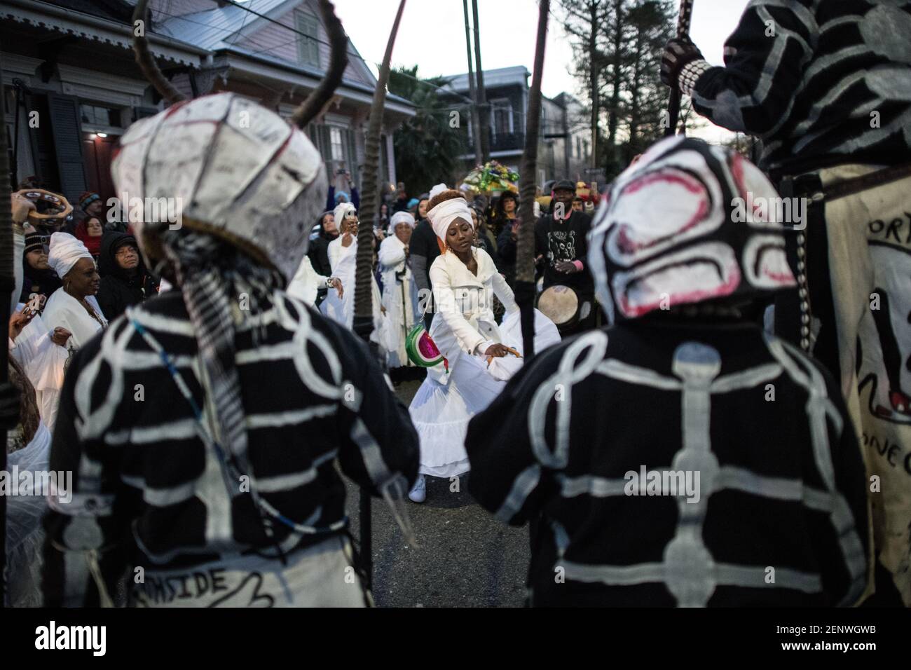 The Skull and Bones Gang with the Mystic Seven Sisters in the streets ...