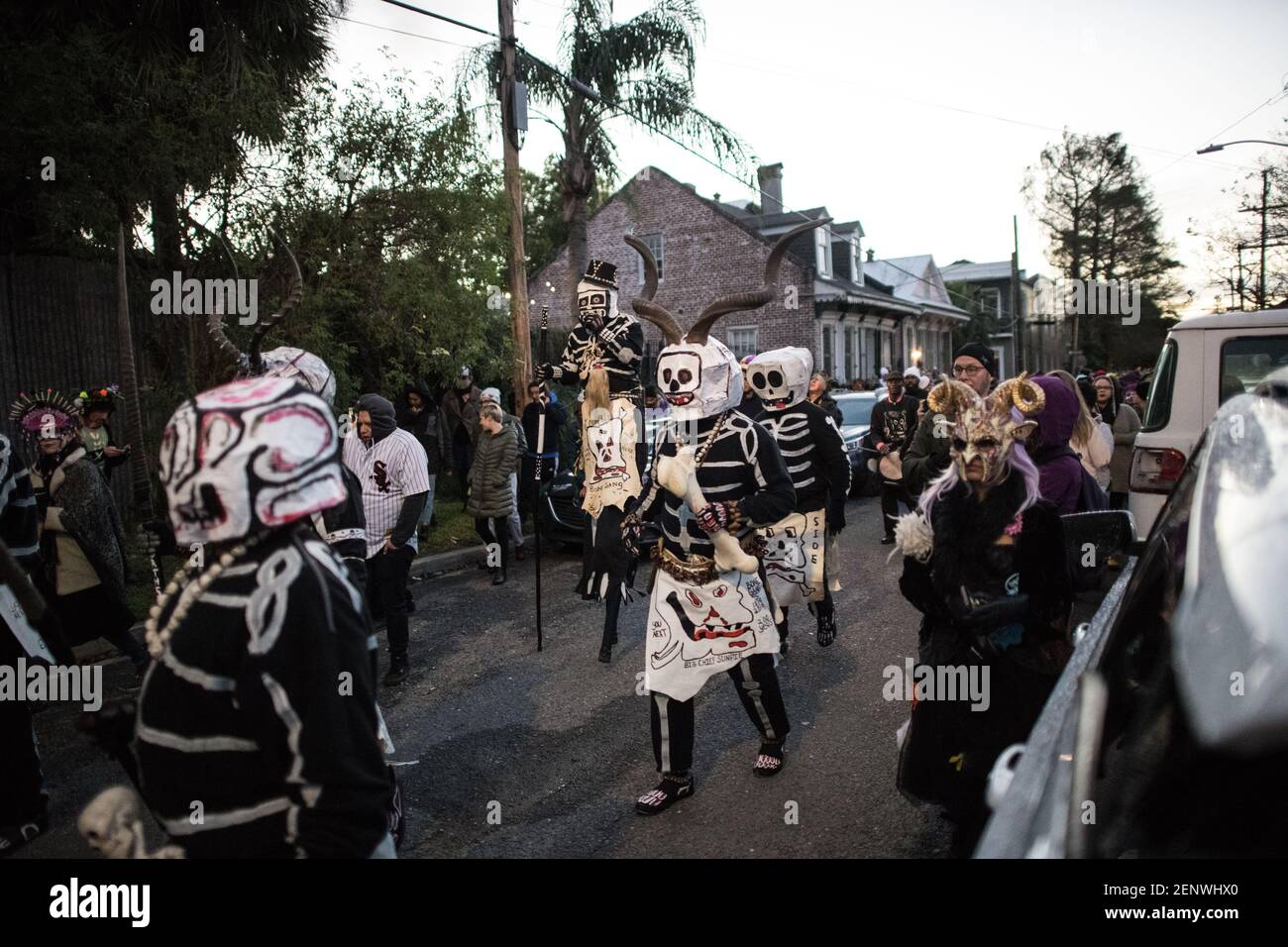 The Northside Skull and Bones Gang takes to the streets of New Orleans ...