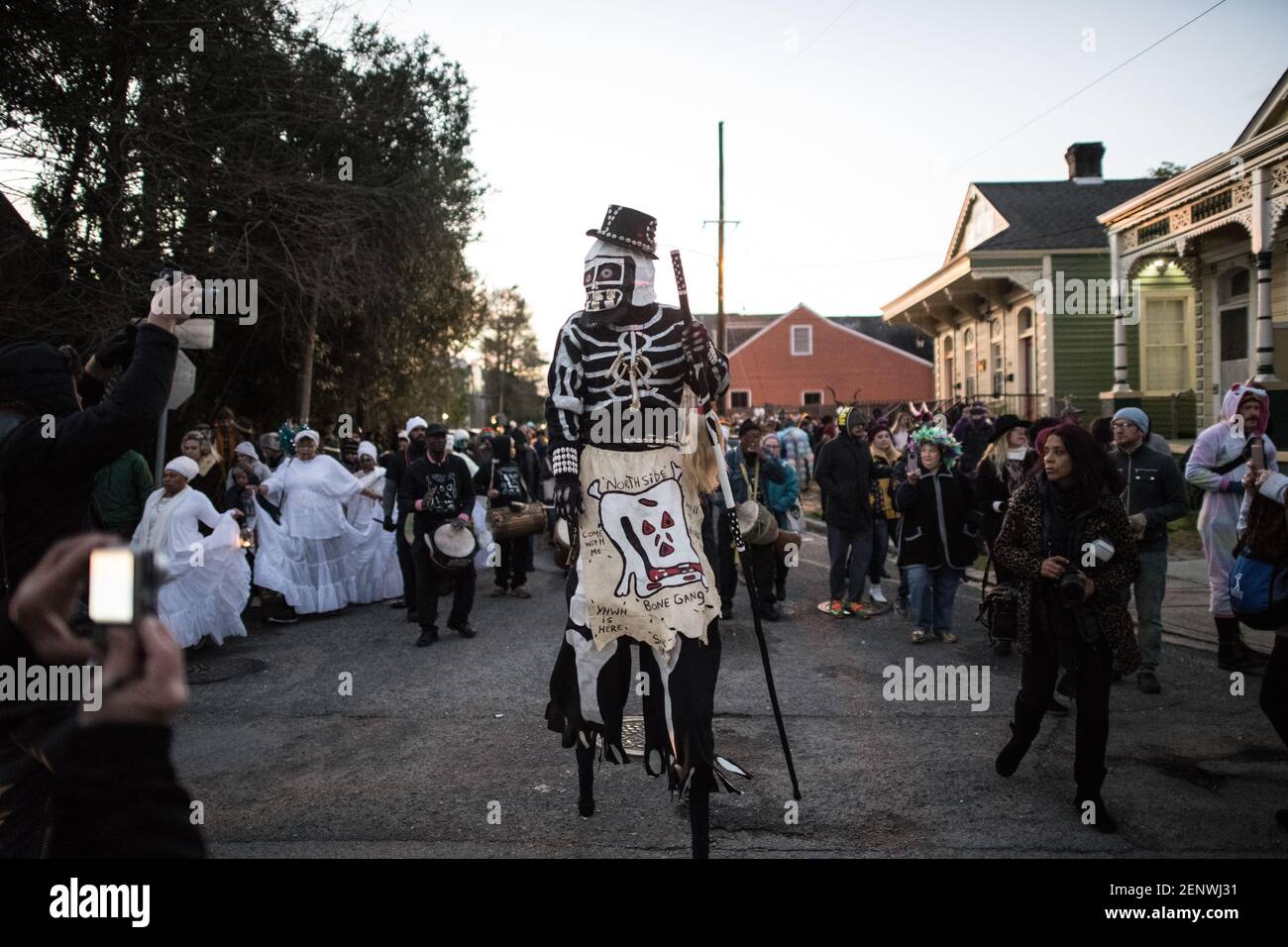 The Northside Skull and Bones Gang takes to the streets of New Orleans ...