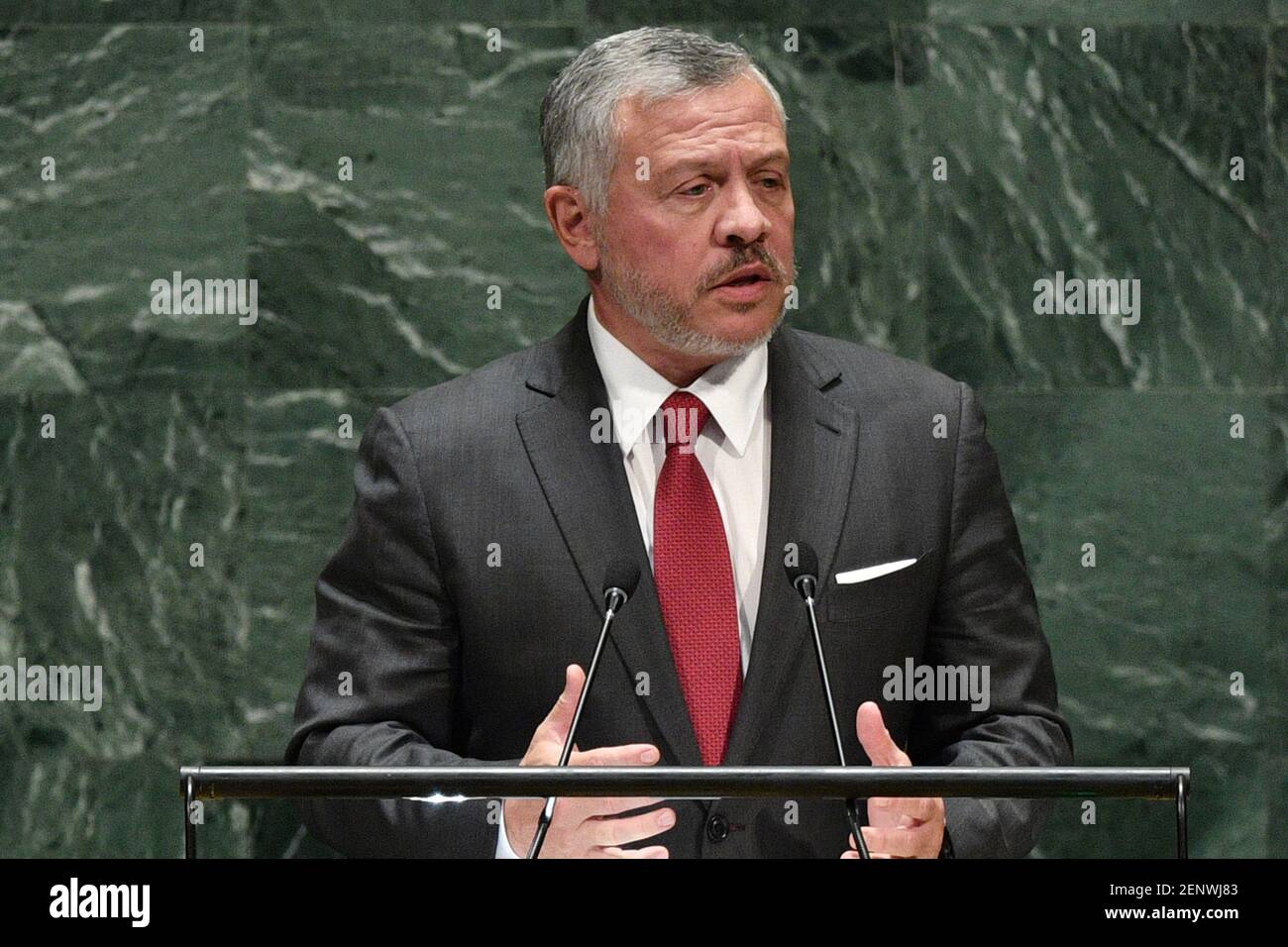 Abdullah II bin Al-Hussein, KIng of Jordan, addresses the 74th United ...