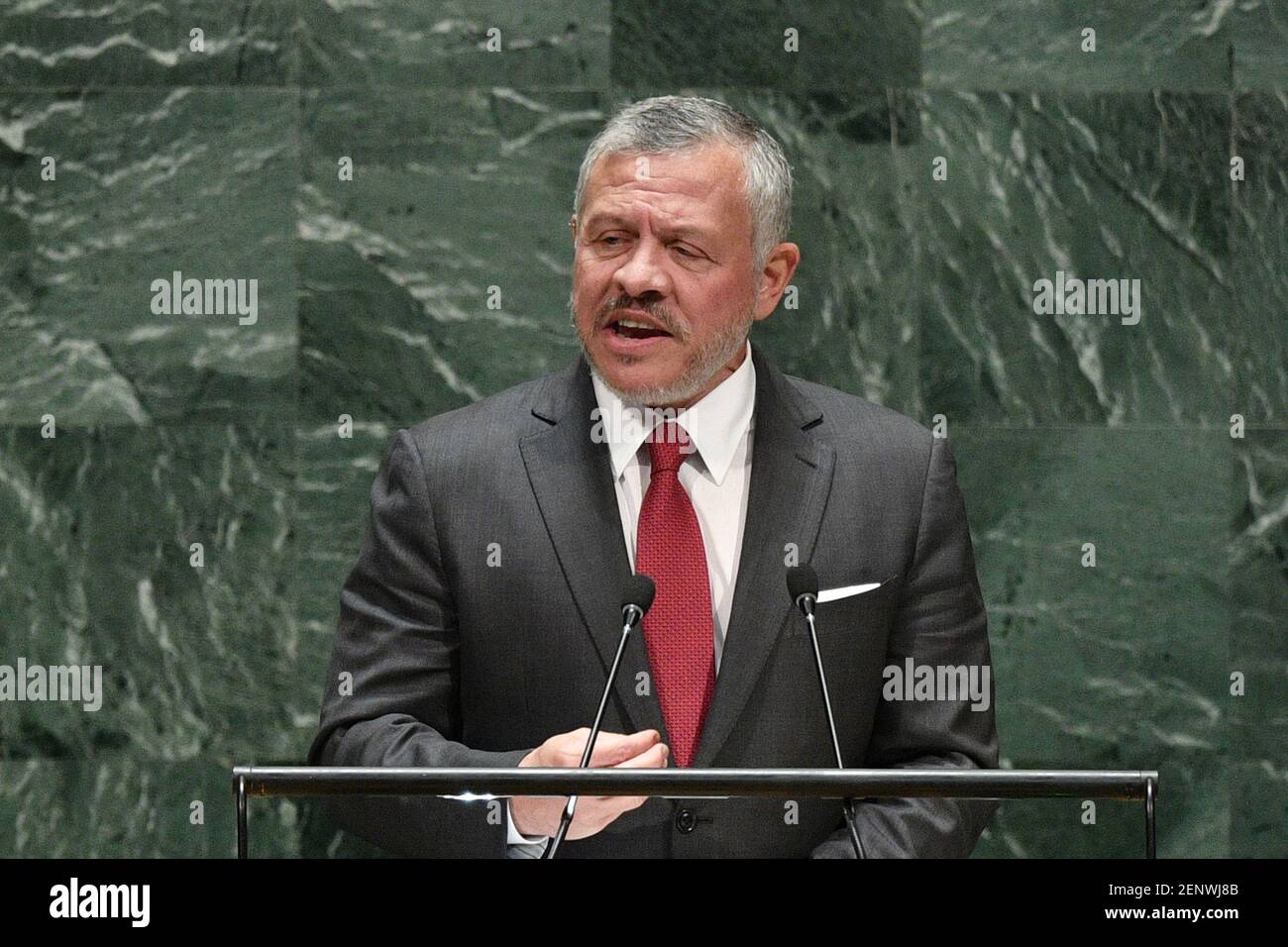 Abdullah II bin Al-Hussein, KIng of Jordan, addresses the 74th United ...