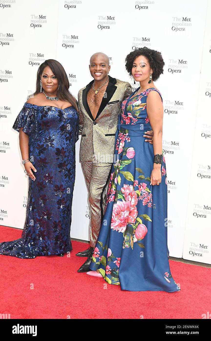 Opera singer Latonia Moore, Frederick Ballentine & Golda Schultz attend ...