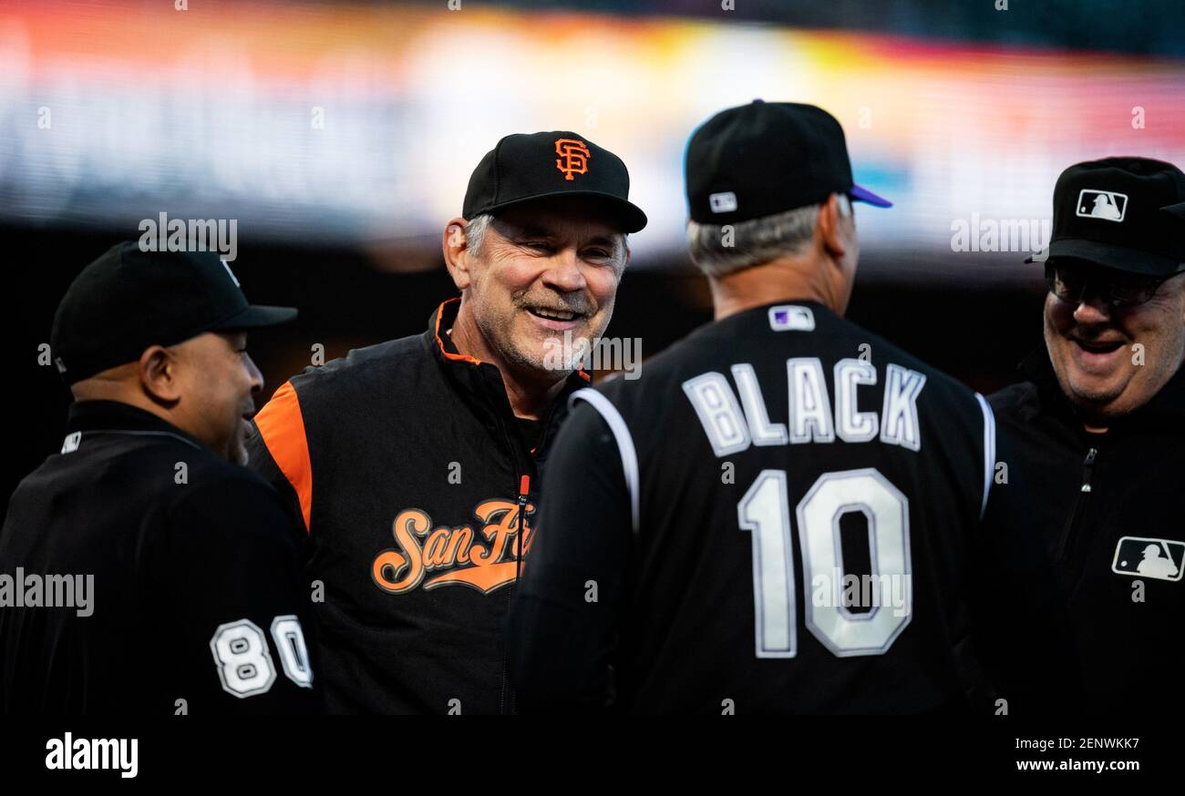 September 24, 2019: San Francisco Giants manager Bruce Bochy (15 ...
