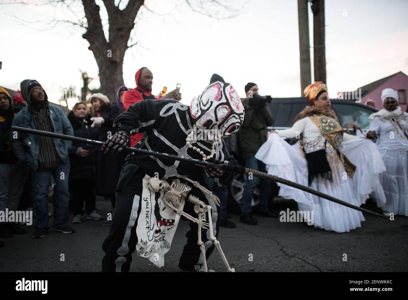 The Skull and Bones Gang with the Mystic Seven Sisters in the streets ...