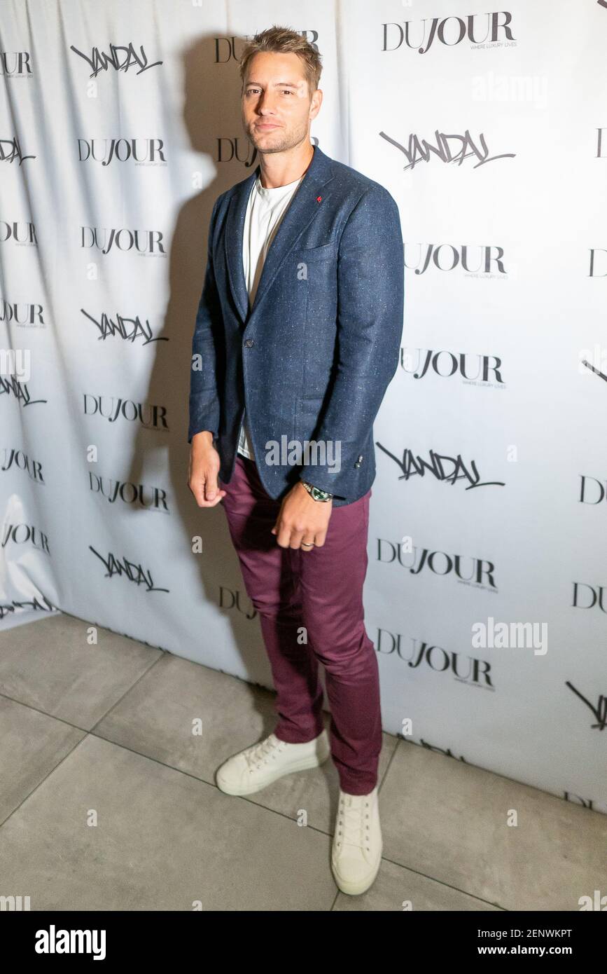 Justin Hartley attends DuJour Magazine celebrates the cover of Justin ...