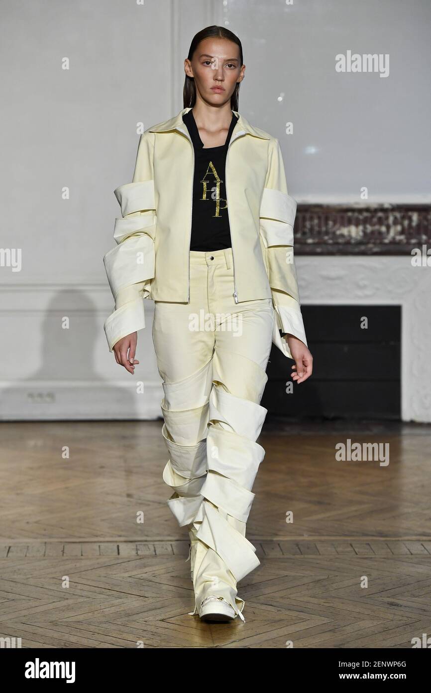 Model walking on the runway during the After Homework Ready to Wear ...