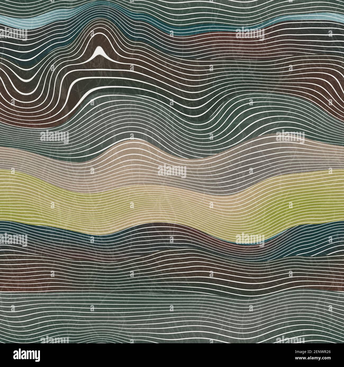 Seamless natural landscape hill pattern for print Stock Photo - Alamy