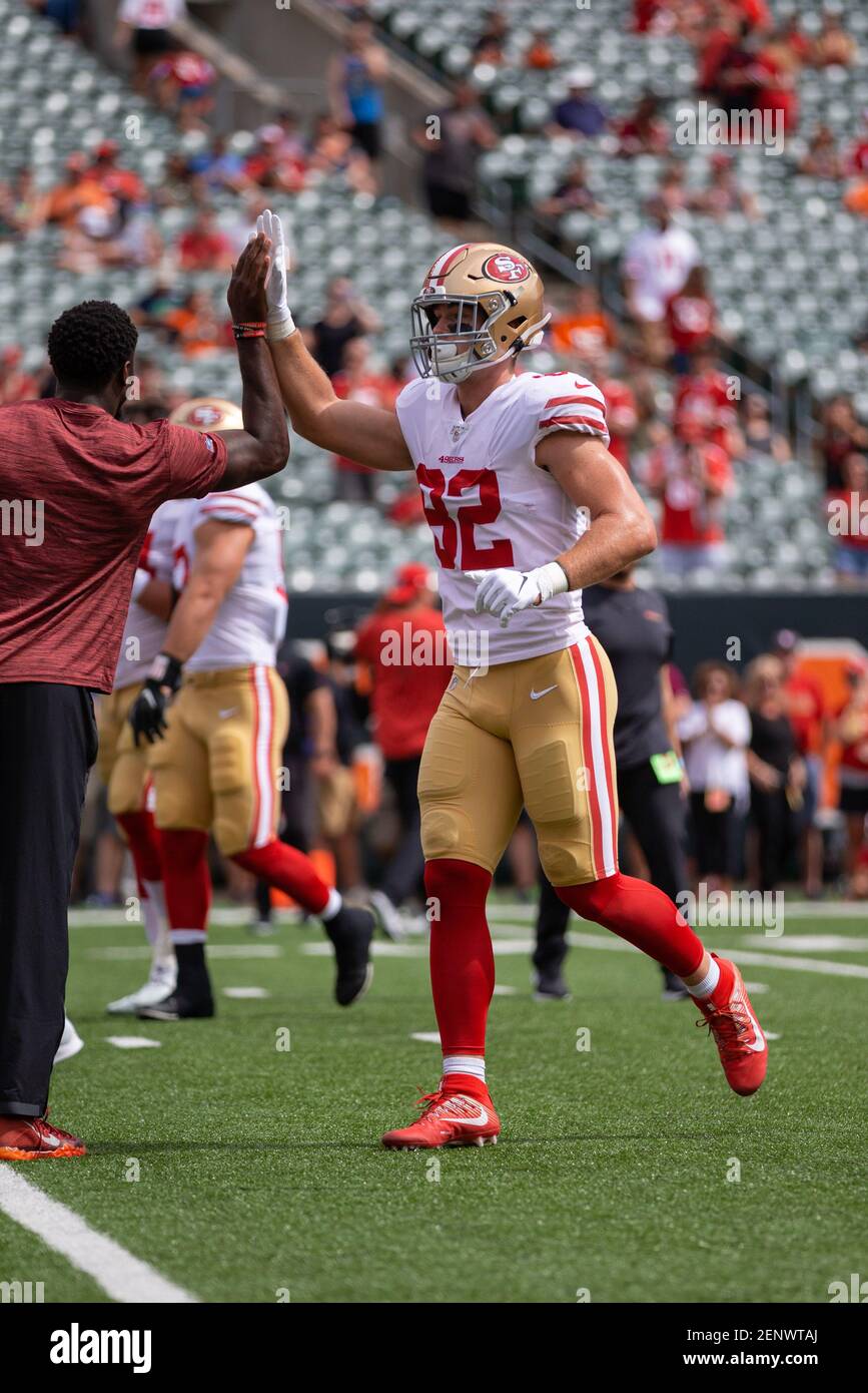 September 15, 2019: San Francisco 49ers tight end Ross Dwelley (82 ...