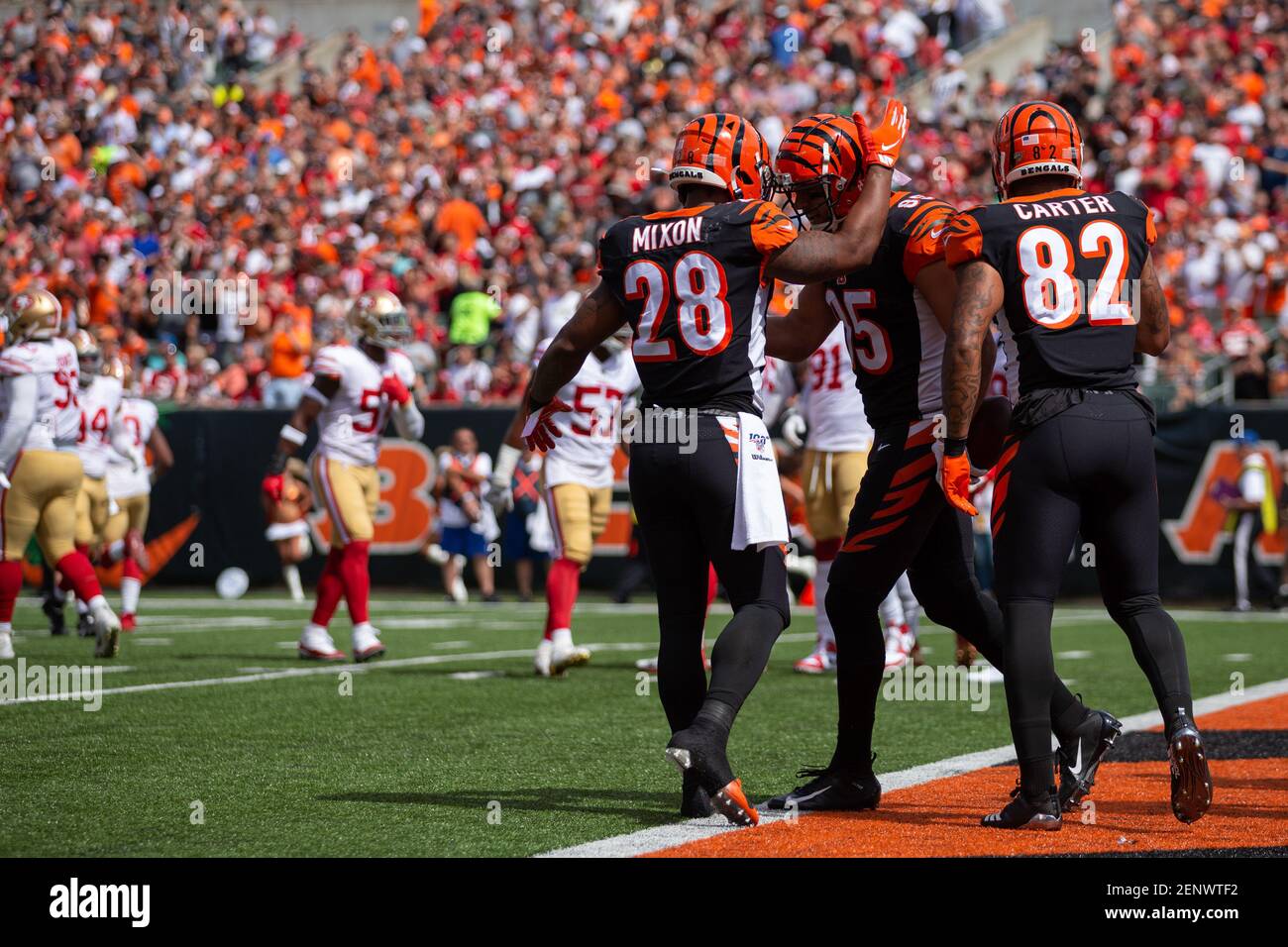September 15, 2019: Cincinnati Bengals tight end Tyler Eifert (85 ...