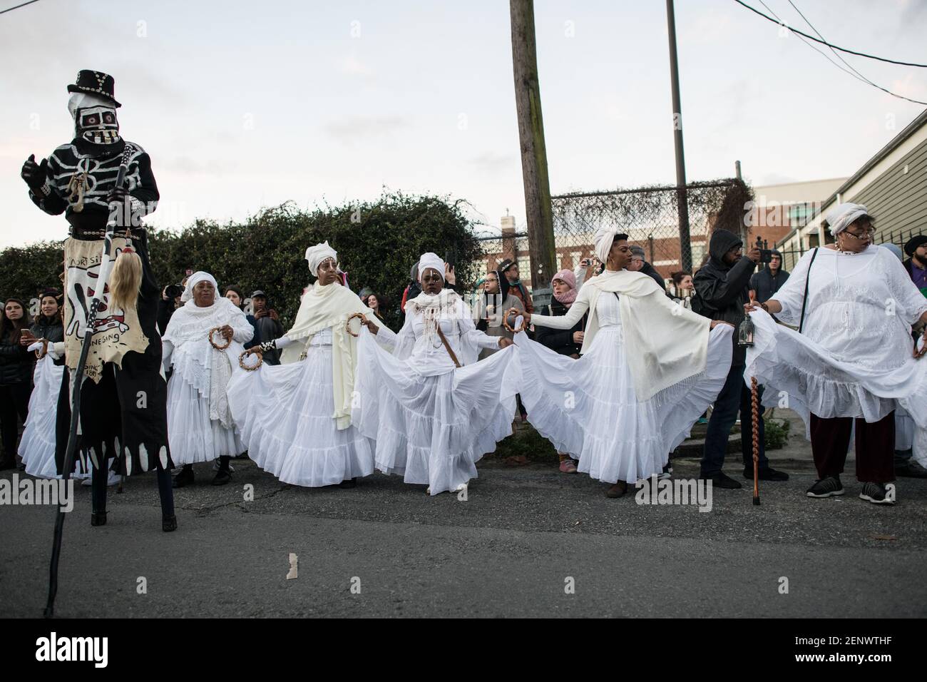 The Skull and Bones Gang with the Mystic Seven Sisters in the streets ...