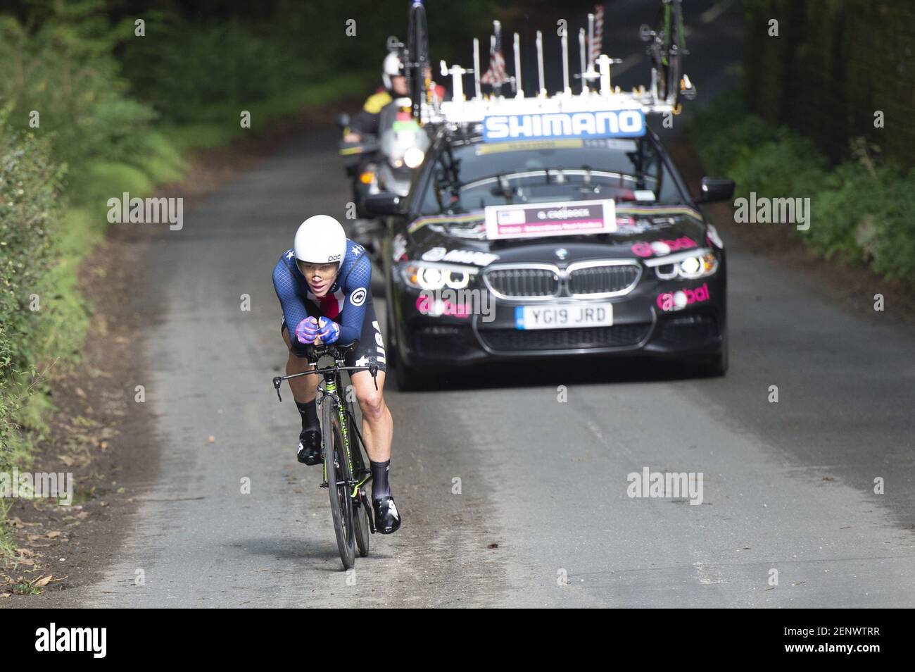 Lawson Craddock, USA,6th, Elite Men’s Time Trial, Harrogate, Yorkshire ...
