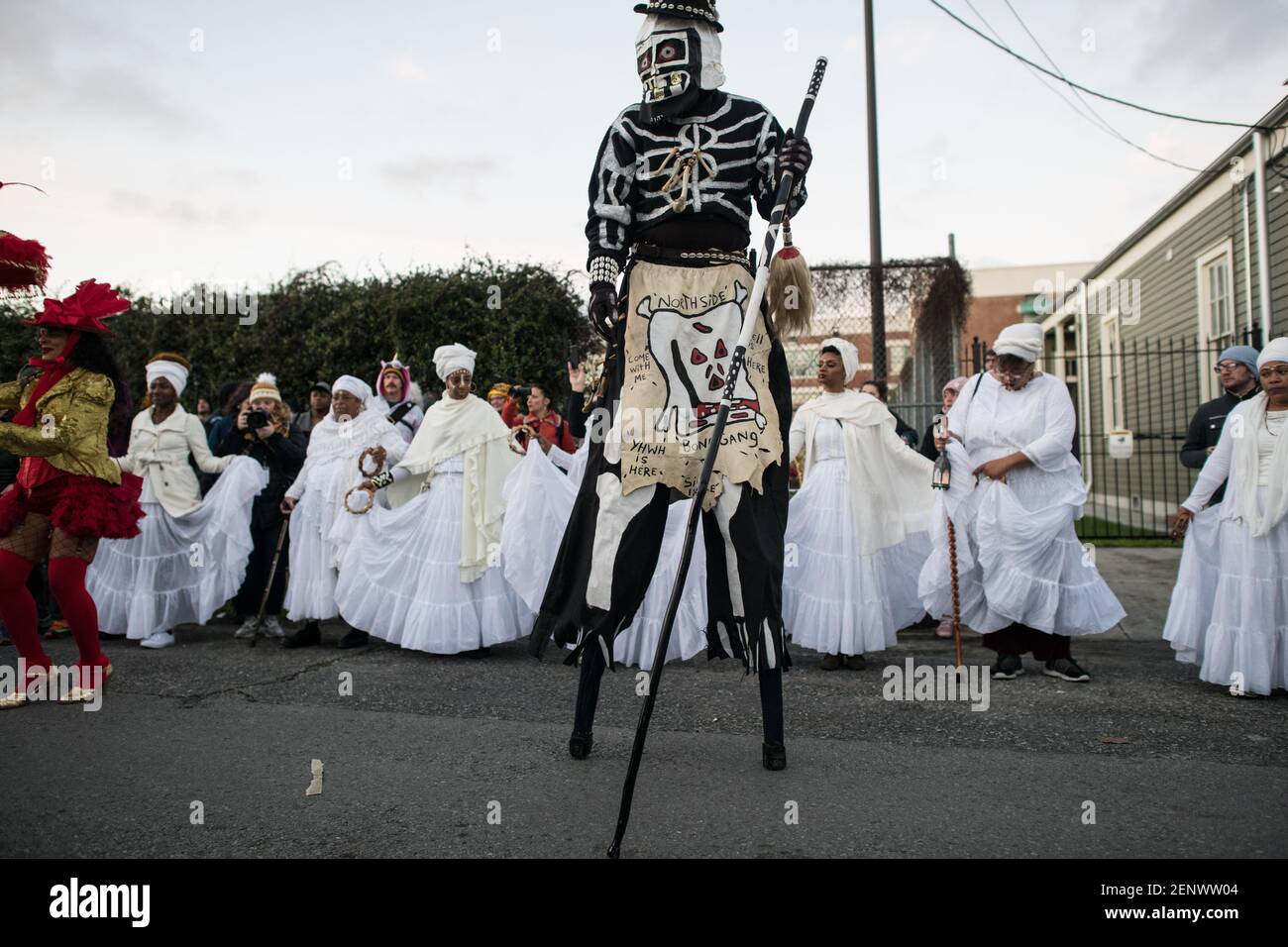 The Skull and Bones Gang with the Mystic Seven Sisters in the streets ...