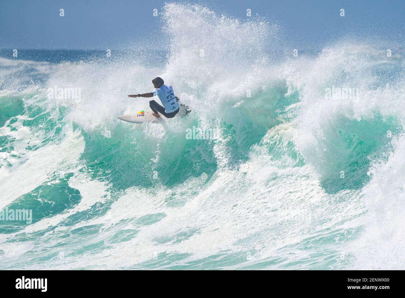 Ian Gentil of Hawaii competes during the first day of EDP Billabong ...