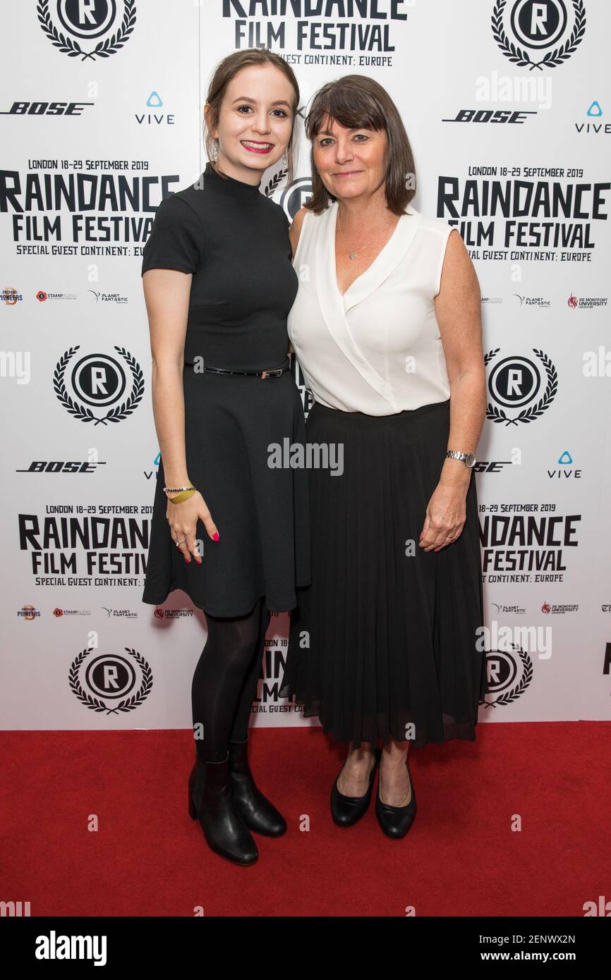 Beth Moran and a guest attend the Film Premiere of Everybody Flies at ...