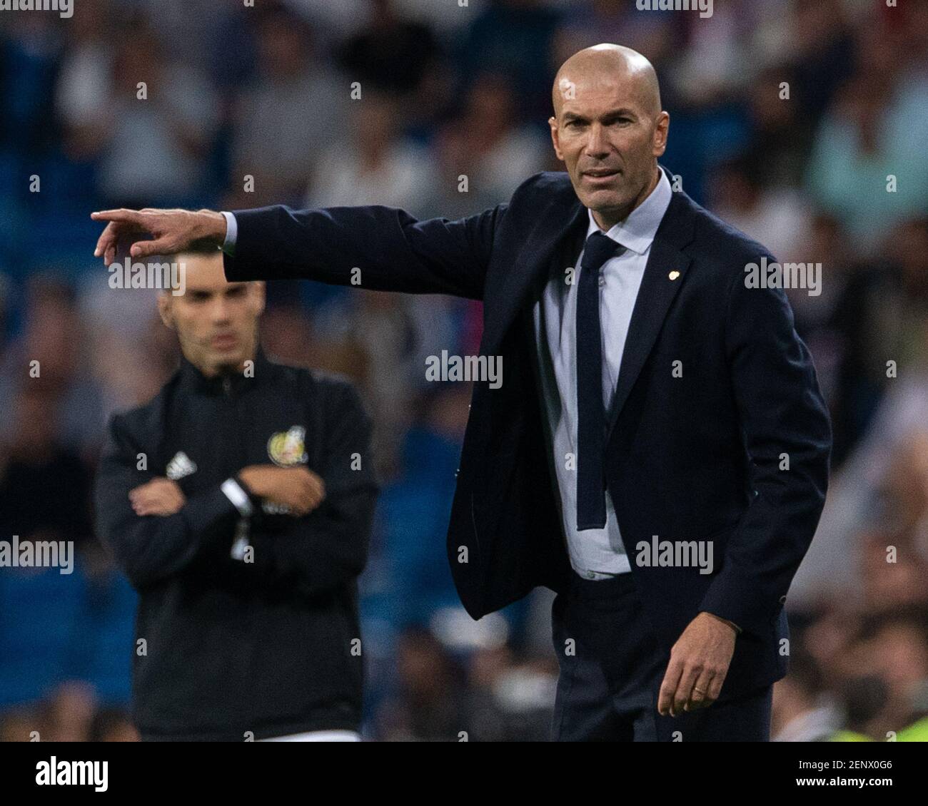 Real Madrid coach Zinedine Zidane (Photo by pressinphoto/Sipa USA Stock ...