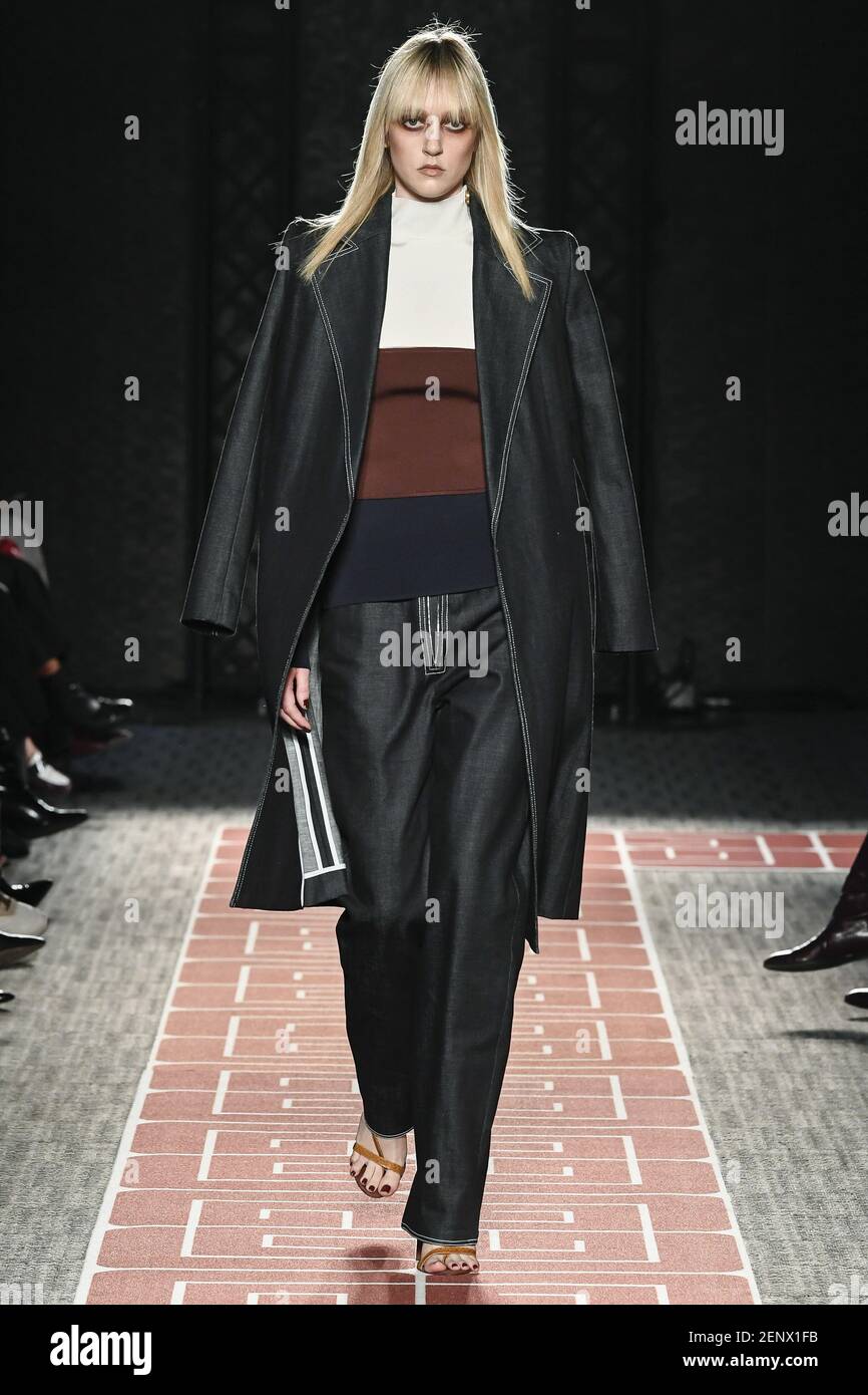 Model walking on the runway during the Guy Laroche Ready to Wear Spring ...