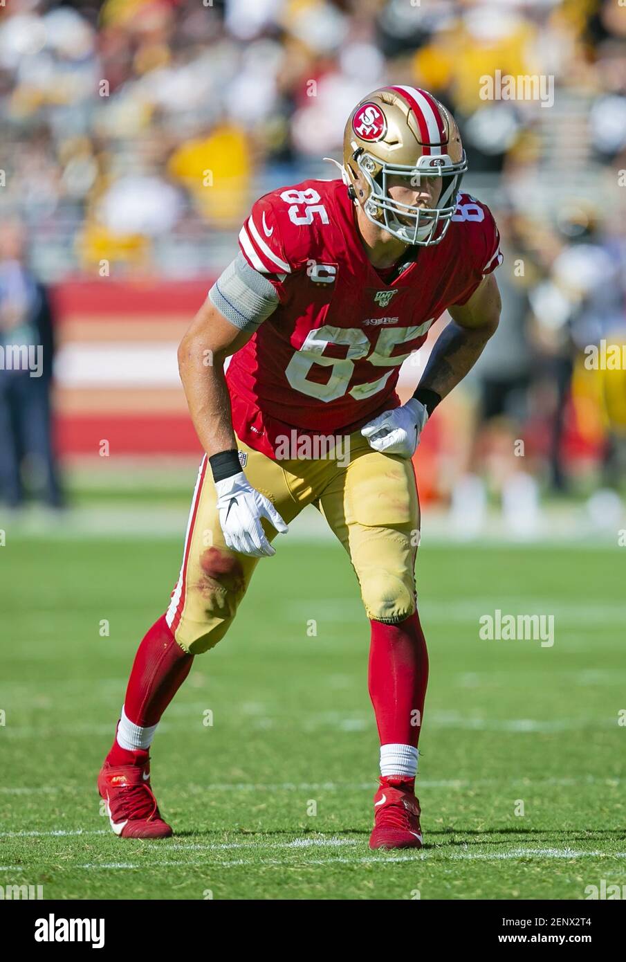 September 22, 2019: San Francisco 49ers tight end George Kittle (85) in ...