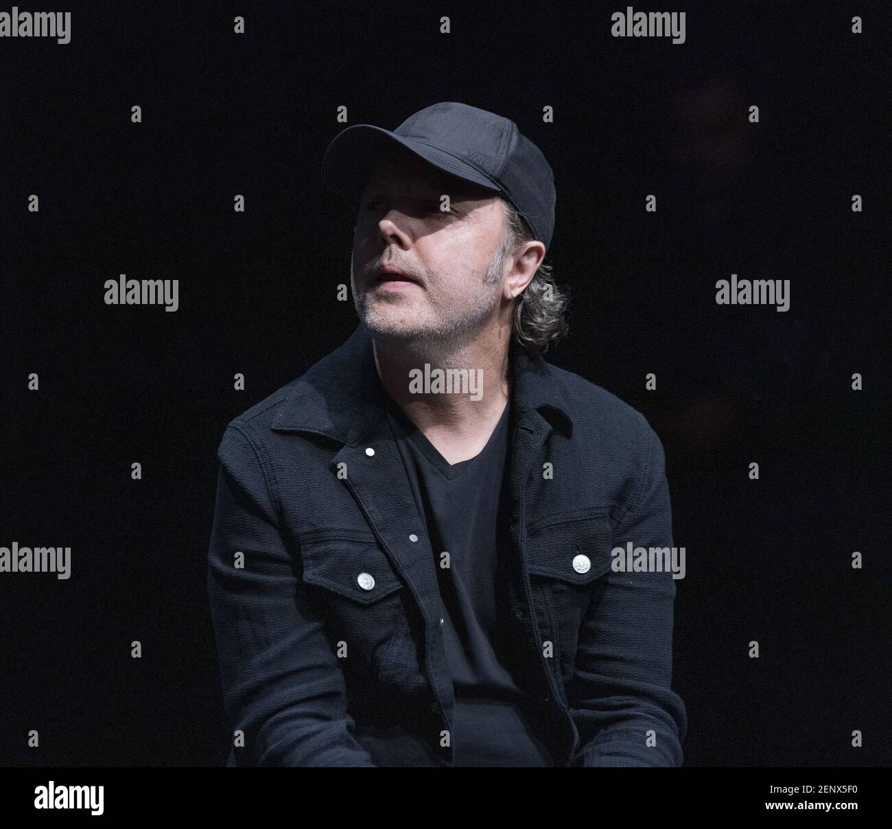 Lars Ulrich attends press conference for Global Citizen & Teneo ...