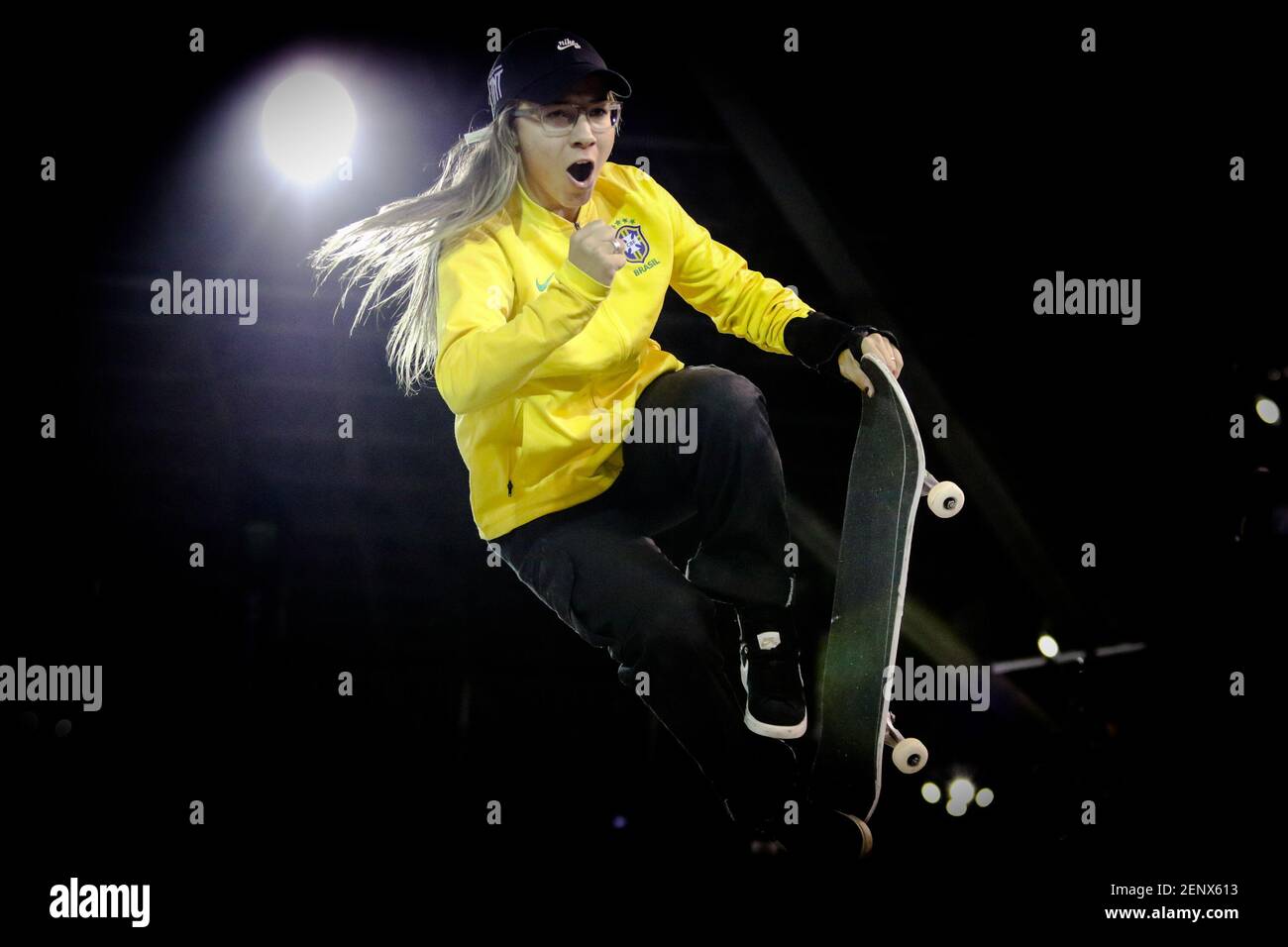 The 20-year-old Brazilian Pamela Rosa wins in the final of the skate ...