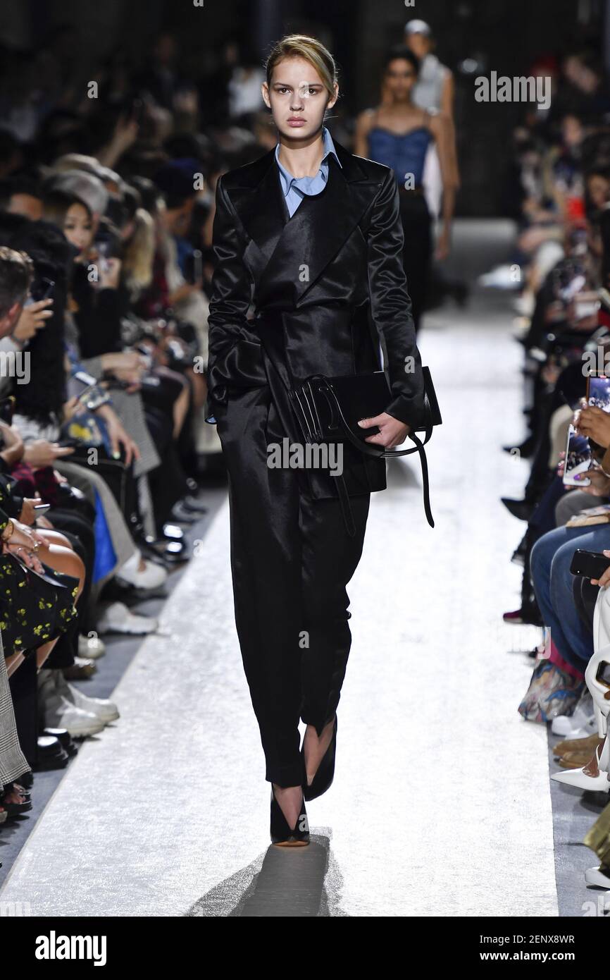 Model walking on the runway during the Y-Project Ready to Wear Spring ...