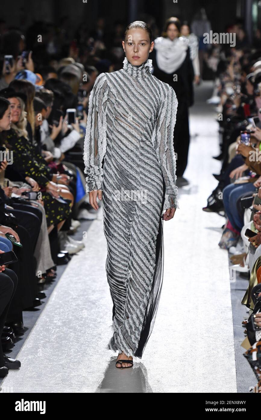 Model walking on the runway during the Y-Project Ready to Wear Spring ...