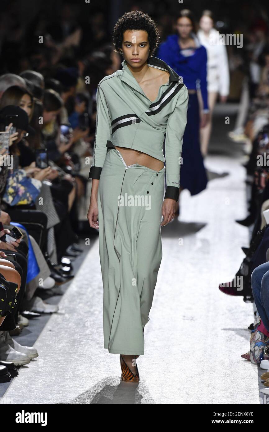 Model walking on the runway during the Y-Project Ready to Wear Spring ...