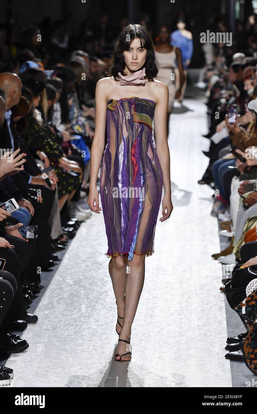 Model walking on the runway during the Y-Project Ready to Wear Spring ...