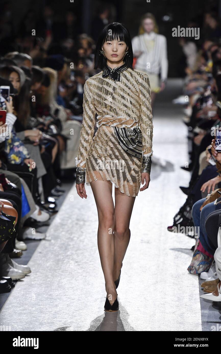 Model walking on the runway during the Y-Project Ready to Wear Spring ...
