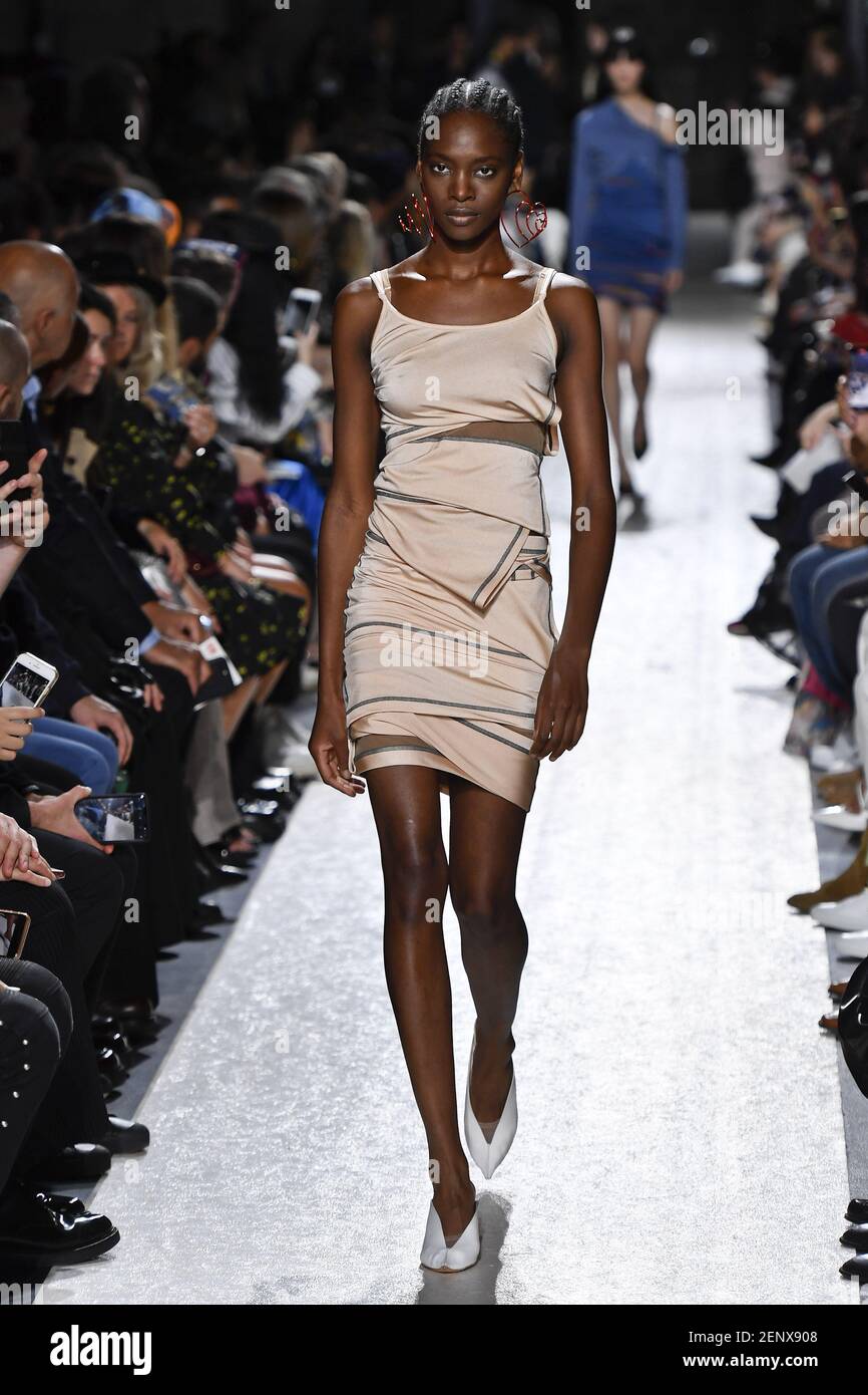 Model walking on the runway during the Y-Project Ready to Wear Spring ...