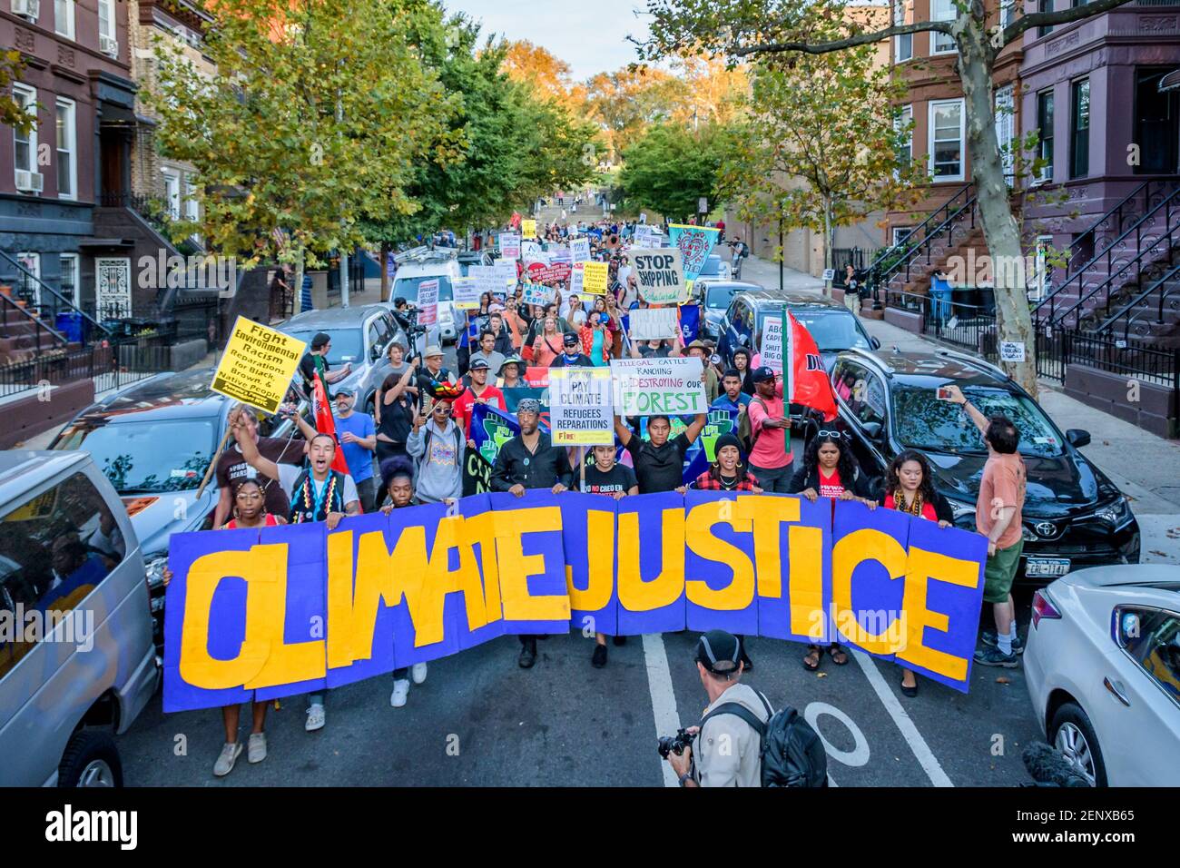 Activist group Earth Strike NYC announced a radical frontline coalition ...