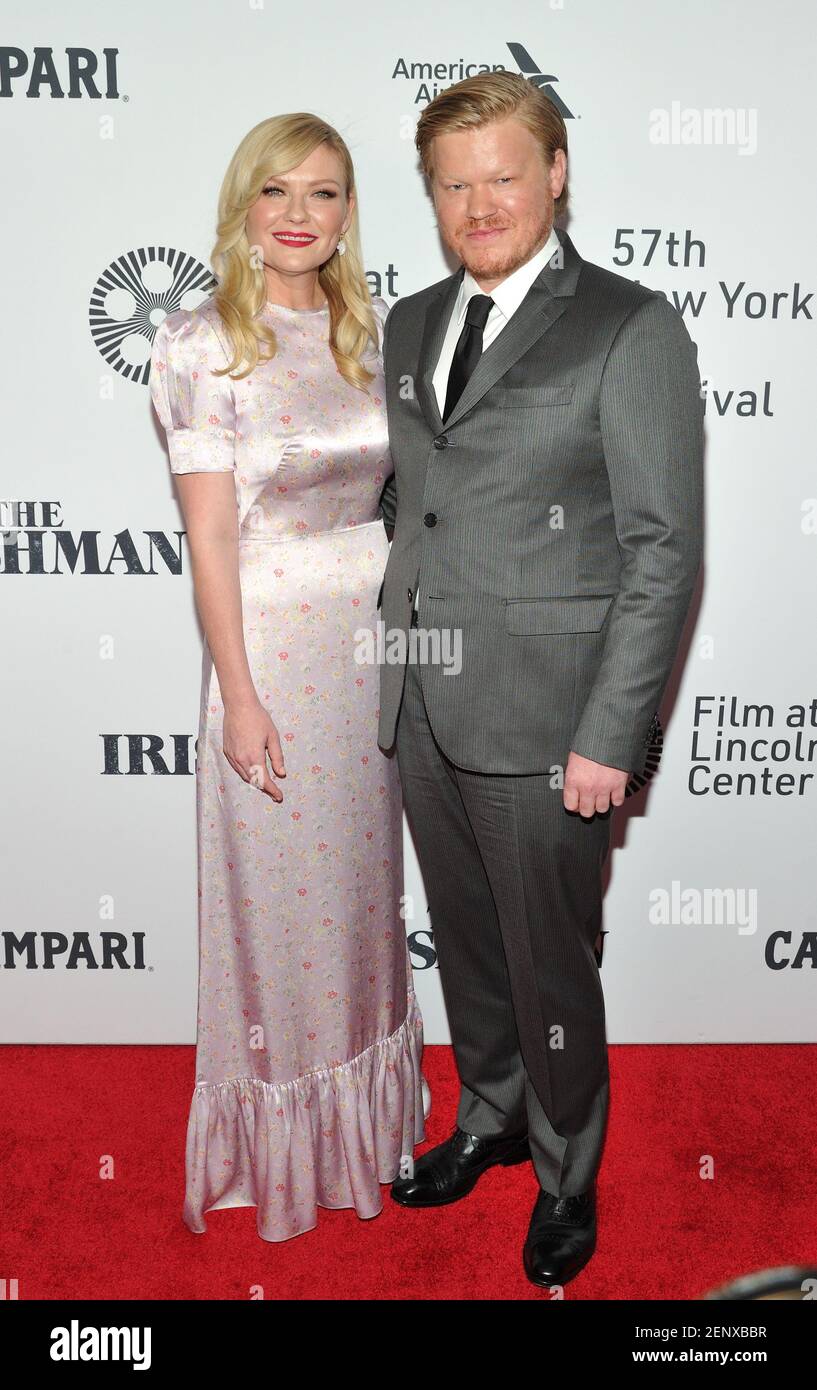 L-R: Actors Kirsten Dunst and Jesse Plemons attend the opening night of ...