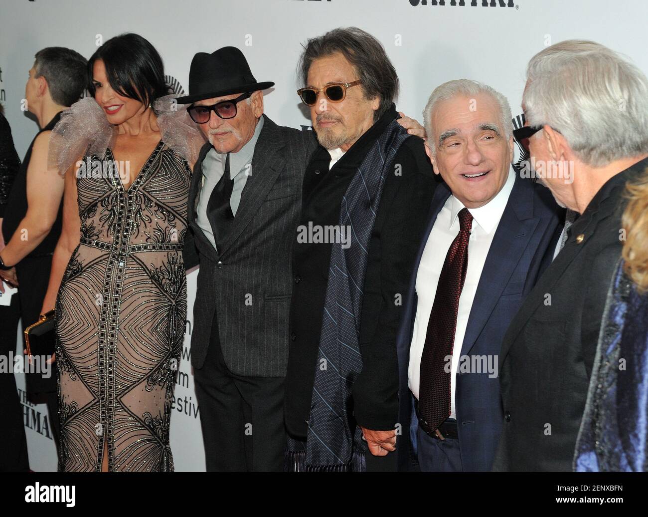 L-R: Actors Kathrine Narducci, Joe Pesci, Al Pacino, director Martin ...