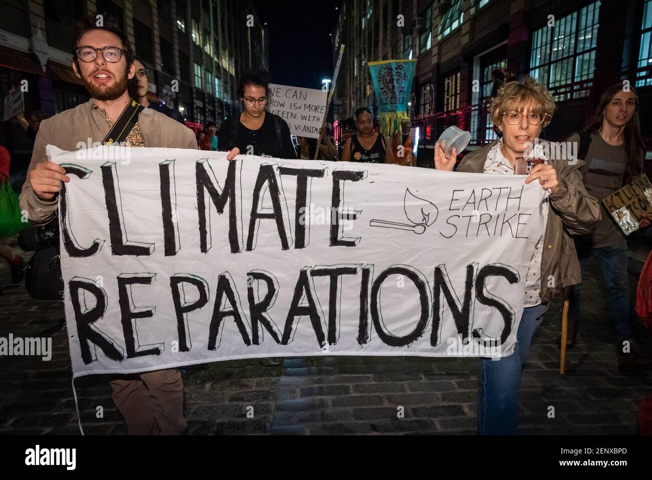 Earth Strike NYC alongside community organizations march through ...