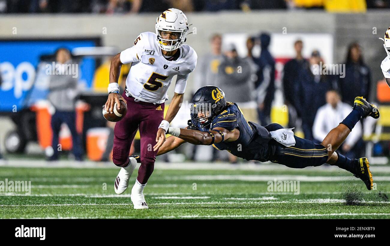 September 27, 2019: Arizona State Sun Devils quarterback Jayden Daniels ...