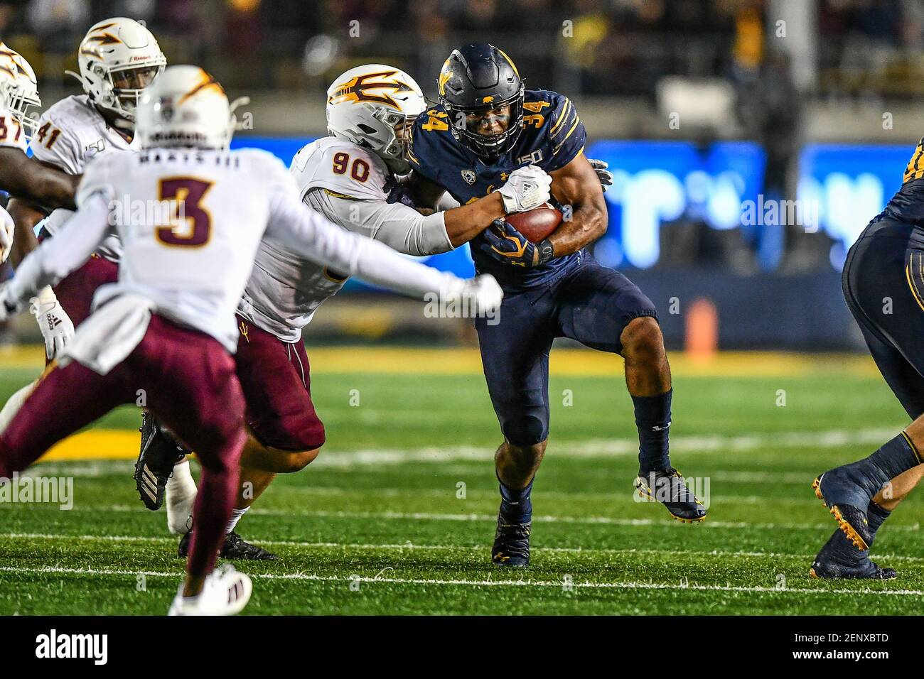 September 27, 2019: California Golden Bears running back Christopher ...